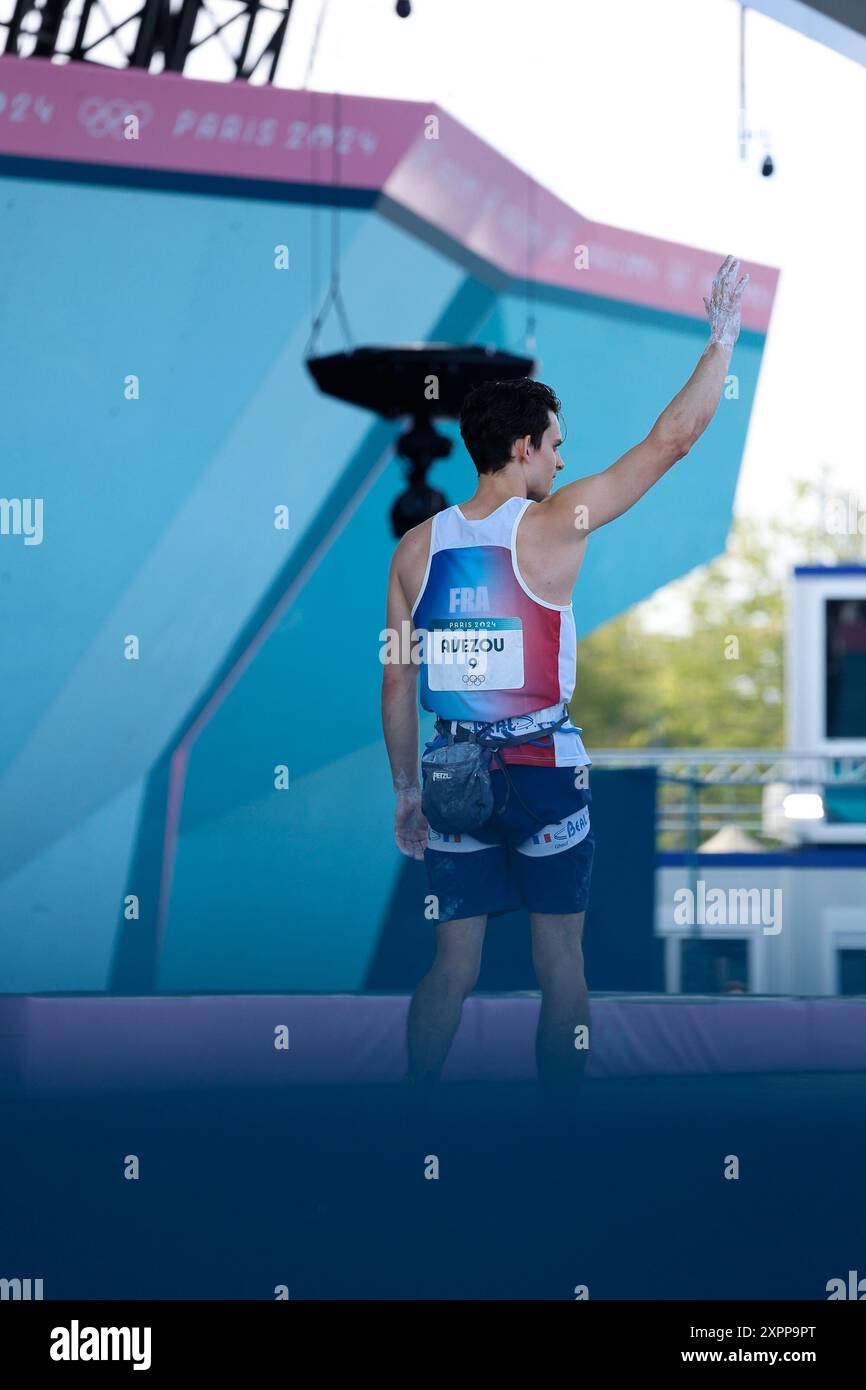 AVEZOU Sam of France Sport Climbing Men's Boulder & Lead, Semifinal ...