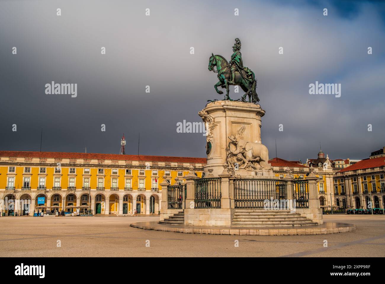 The equestrian bronze statue of King Jose I of Portugal was designed by ...