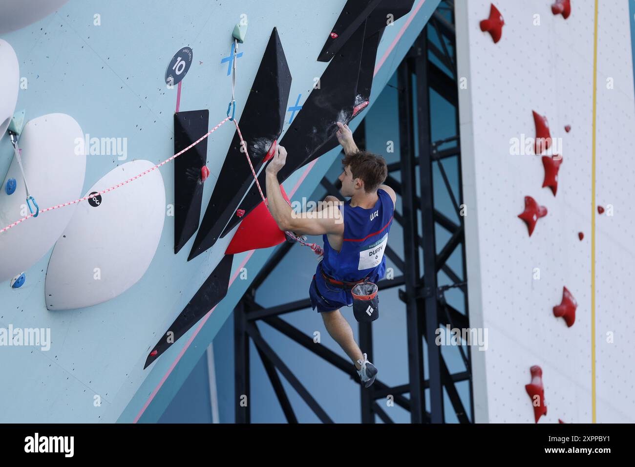 DUFFY Colin of USA Sport Climbing Men's Boulder & Lead, Semifinal Lead ...