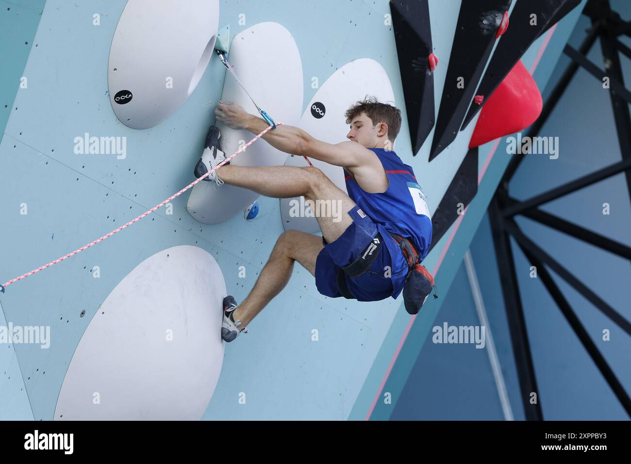 DUFFY Colin of USA Sport Climbing Men's Boulder & Lead, Semifinal Lead ...