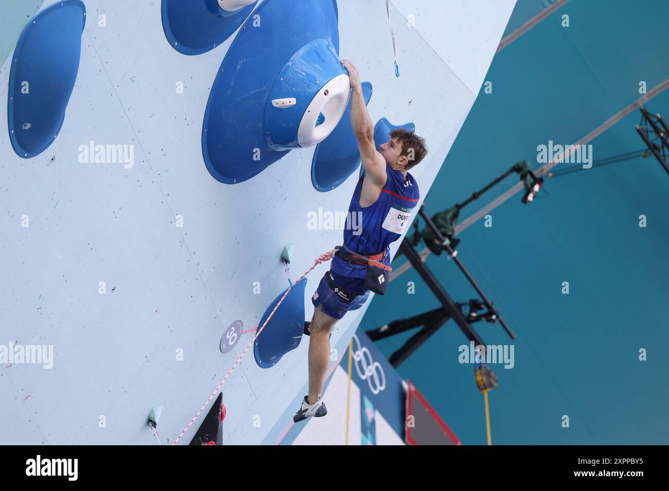 DUFFY Colin of USA Sport Climbing Men's Boulder & Lead, Semifinal Lead ...