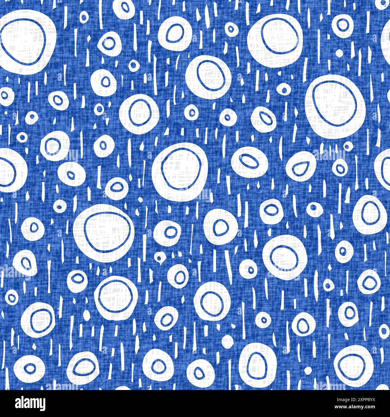 Soft blu water bubbles circle dot seamless texture pattern. Beachy ...