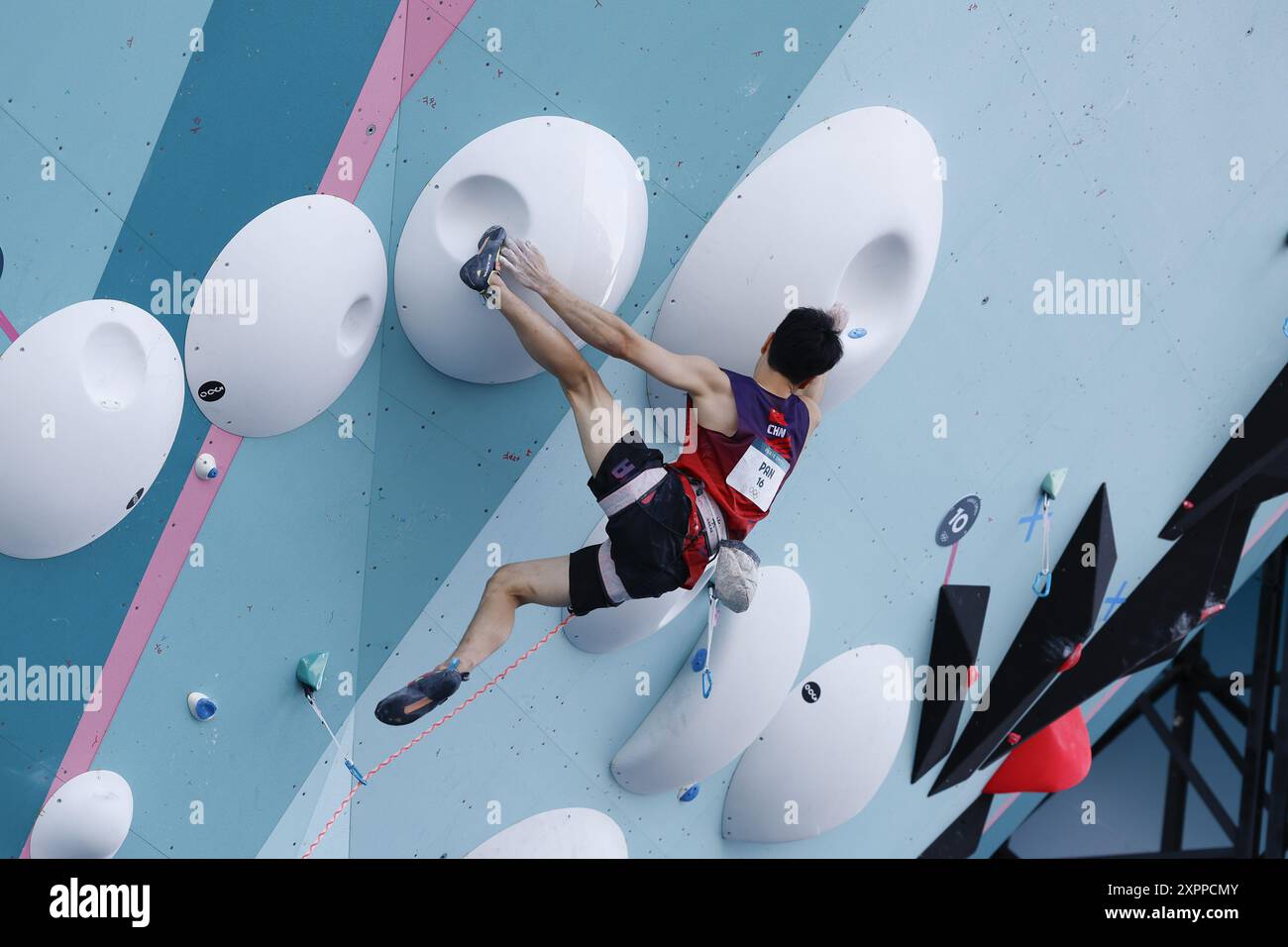 PAN Yufei of People's Republic of China Sport Climbing Men's Boulder ...