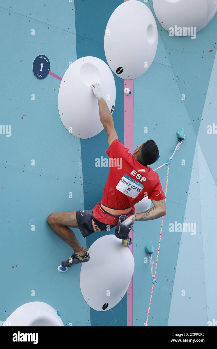 GINES LOPEZ Alberto of Spain Sport Climbing Men's Boulder & Lead ...