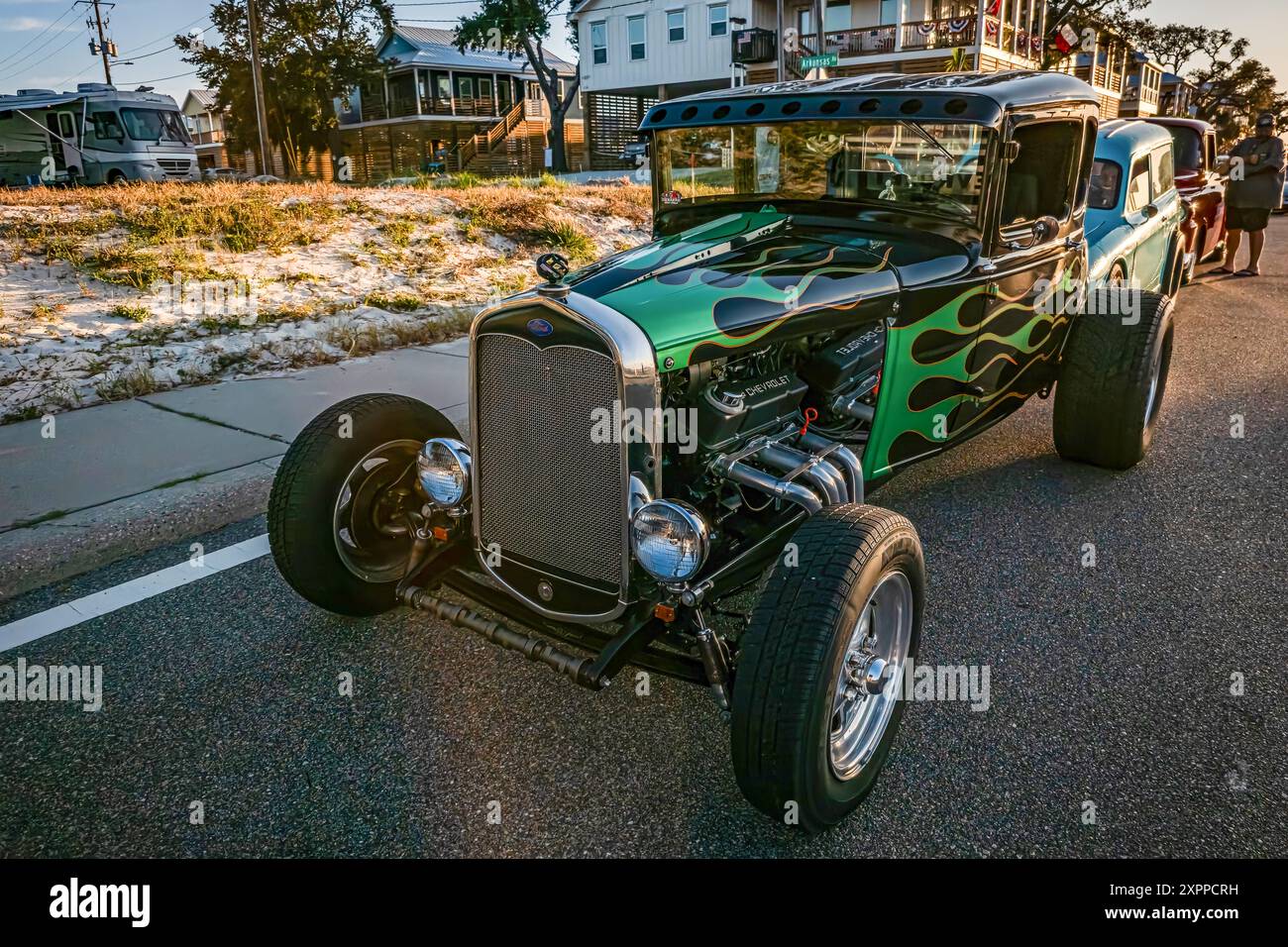 Gulfport, MS - October 02, 2023: High perspective front corner view of ...