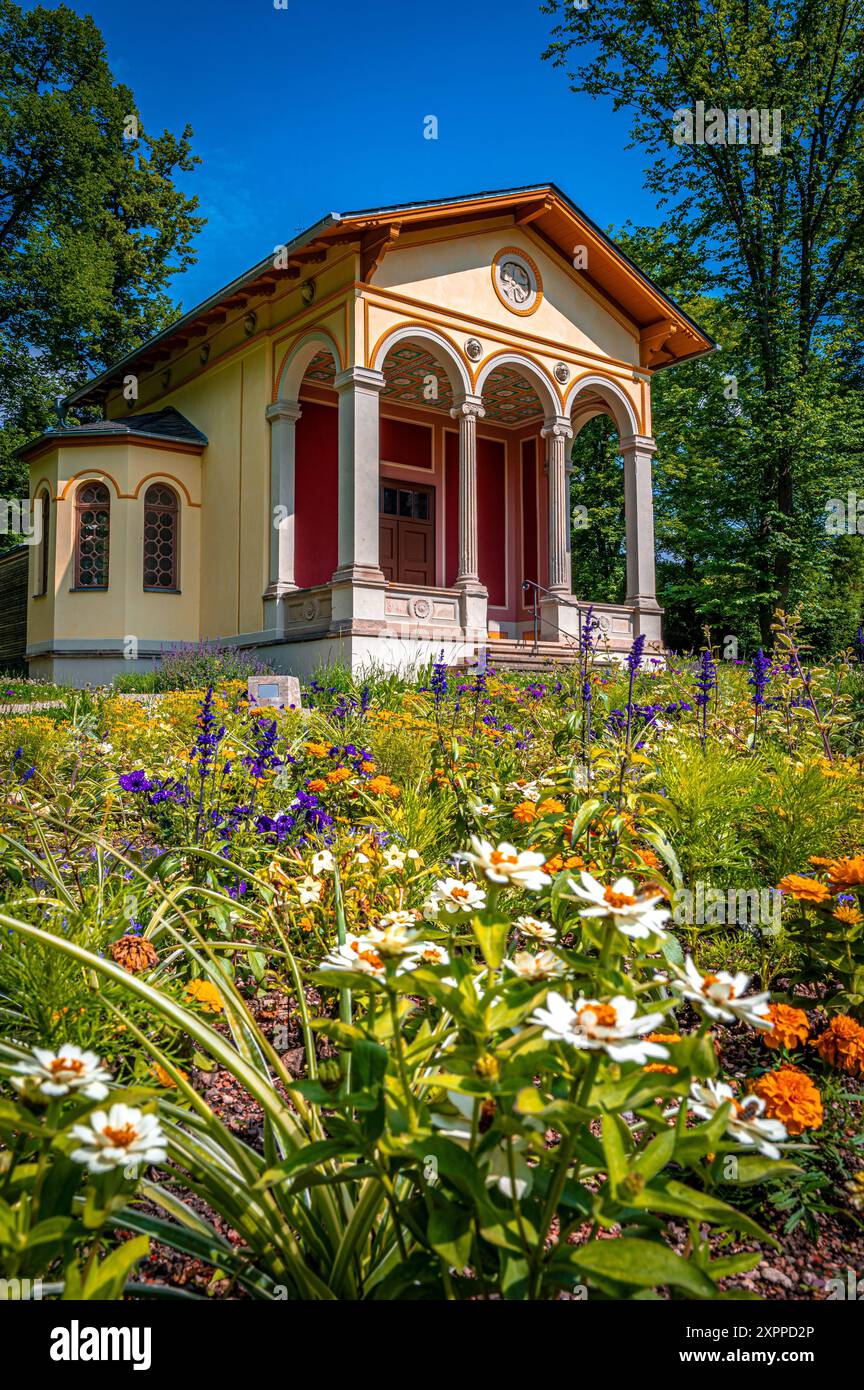 The Roman Pavilion (Tea House) in the Drackendorfer Goethepark in ...