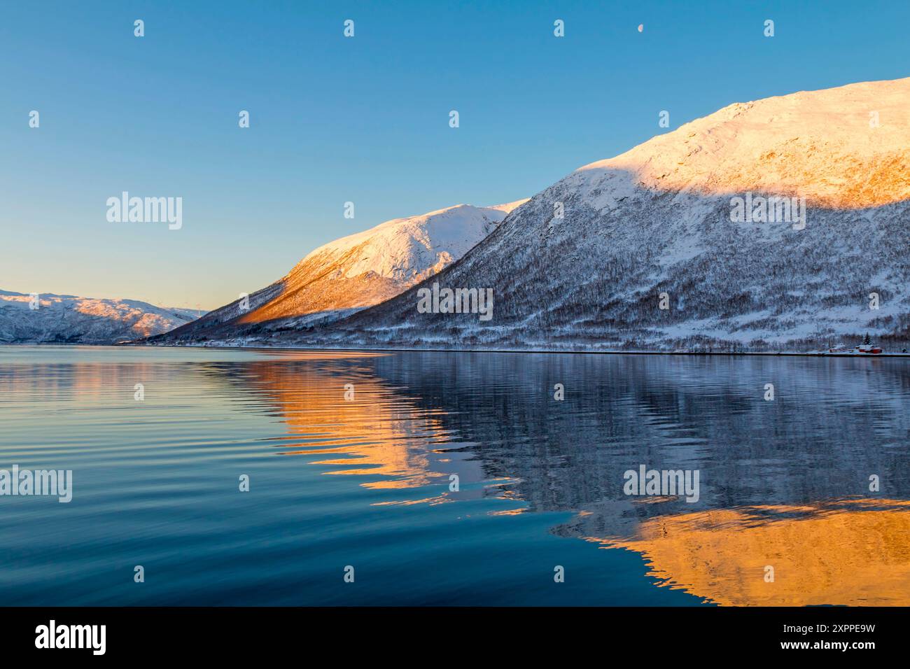 Landscape in Tromso coasts. Norway Stock Photo - Alamy