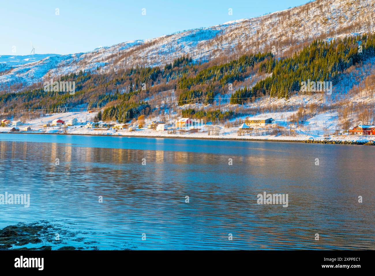 Landscape in Tromso coasts. Norway Stock Photo - Alamy