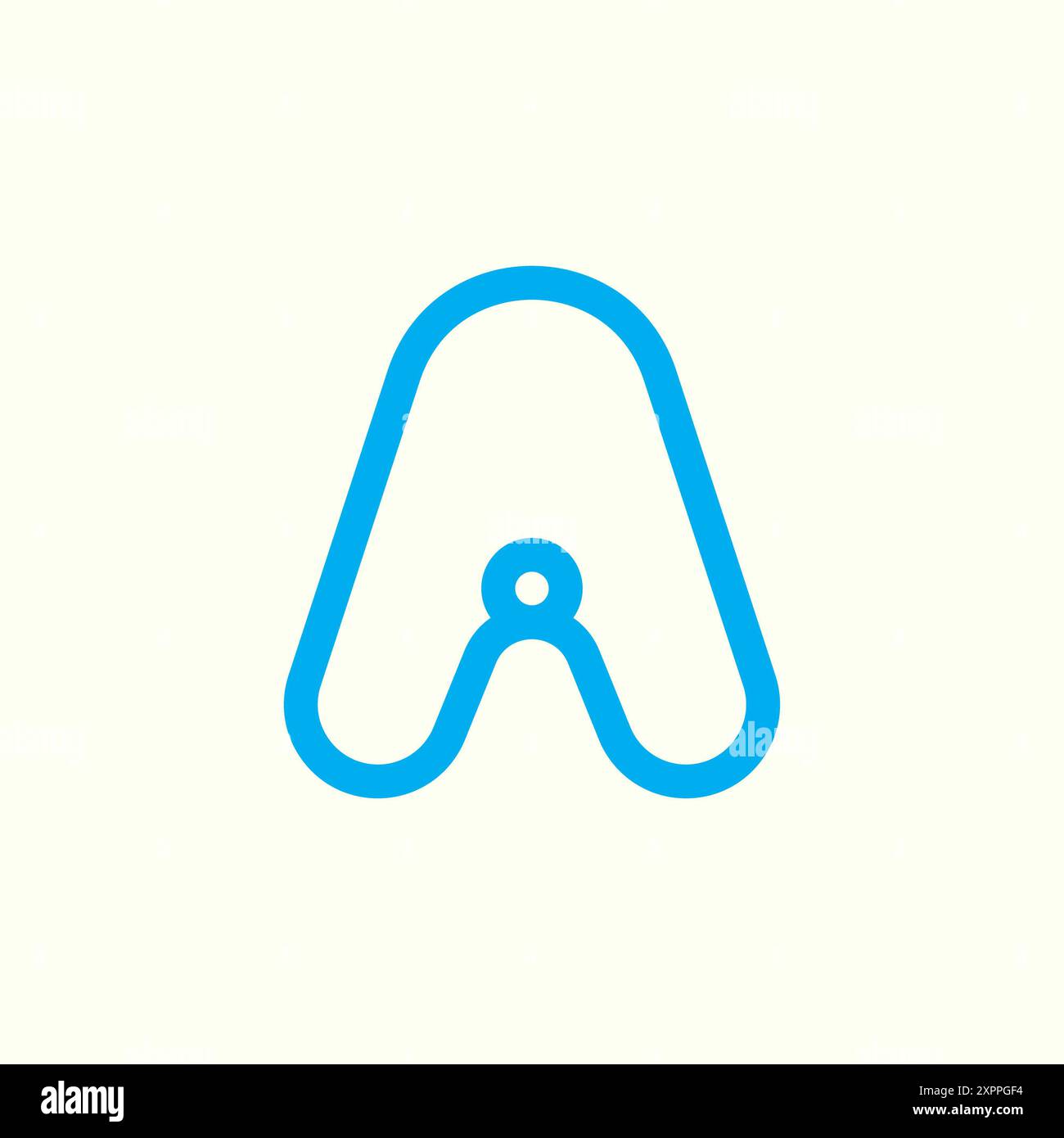 Creative Letter Logo on Brand Identity Alphabet A Stock Photo - Alamy