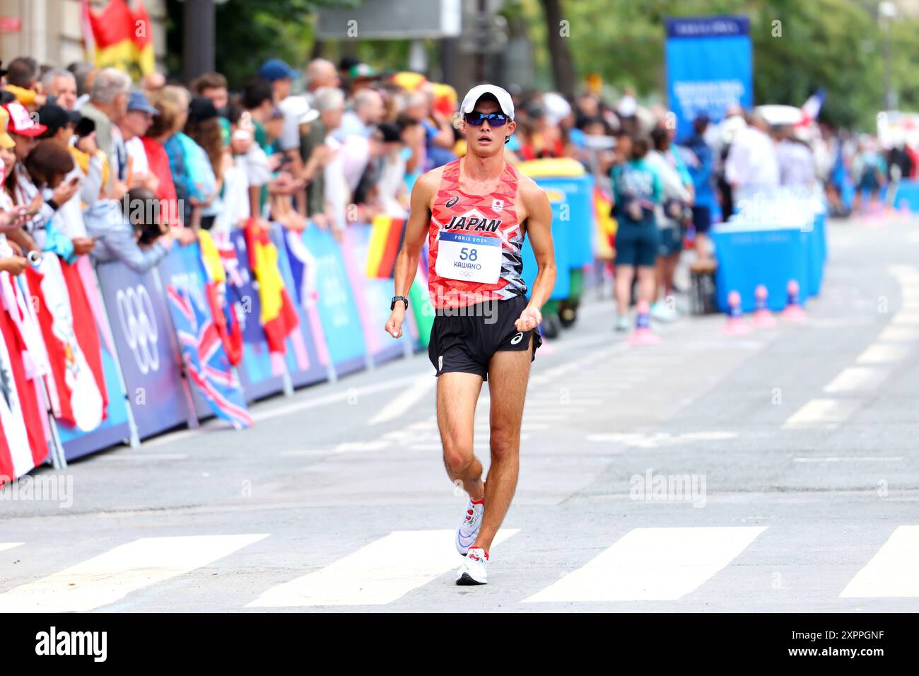 Paris, France. 7th Aug, 2024. Masatora Kawano (JPN) Race Walk : Mixed ...