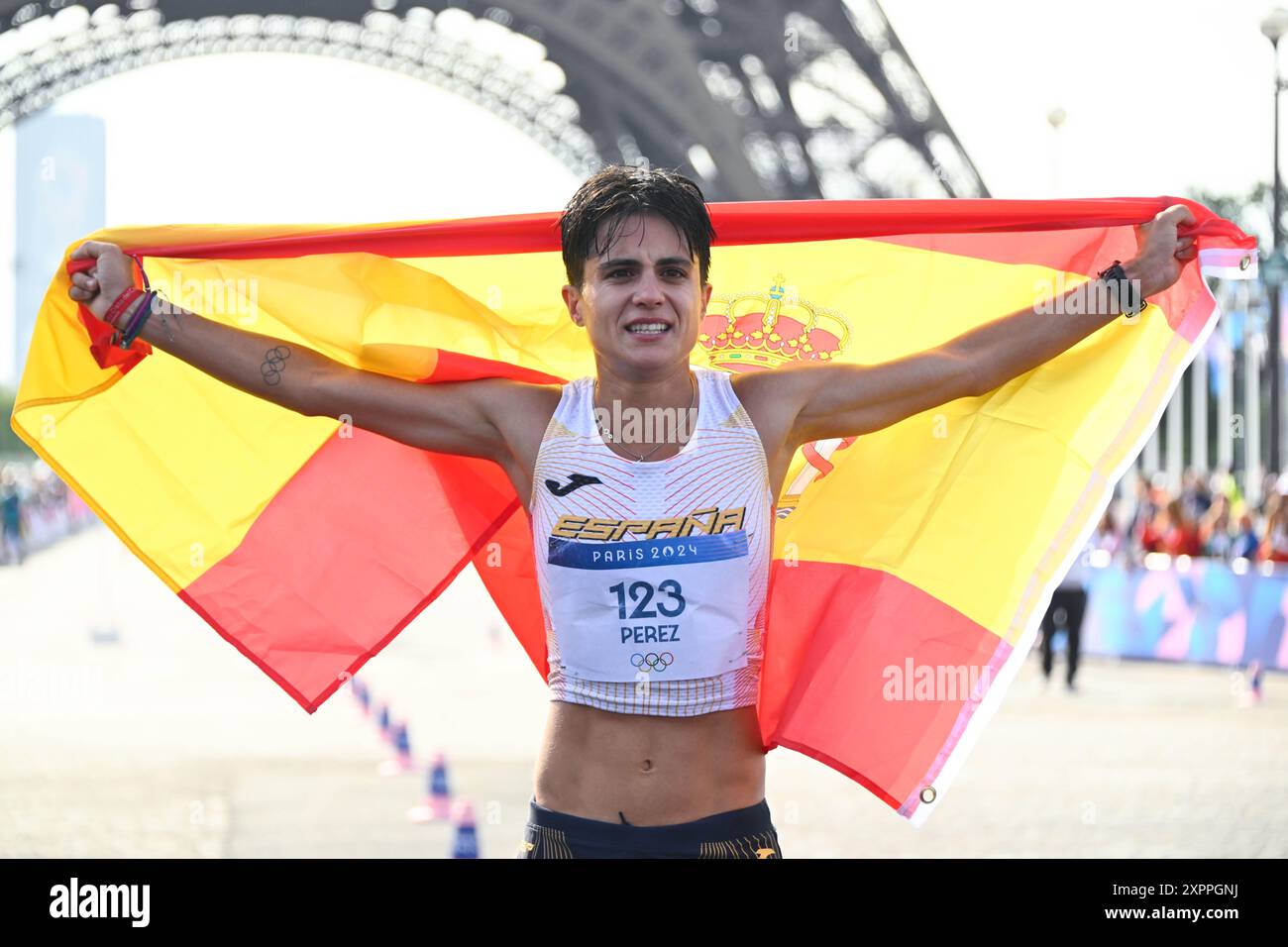 Maria Perez ( ESP ) celebrates, Athletics, Marathon Race Walk Relay ...
