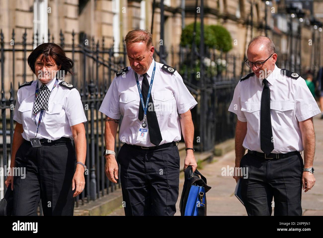 Chief Constable Jo Farrell (left) and Alan Spiers, Deputy Chief ...