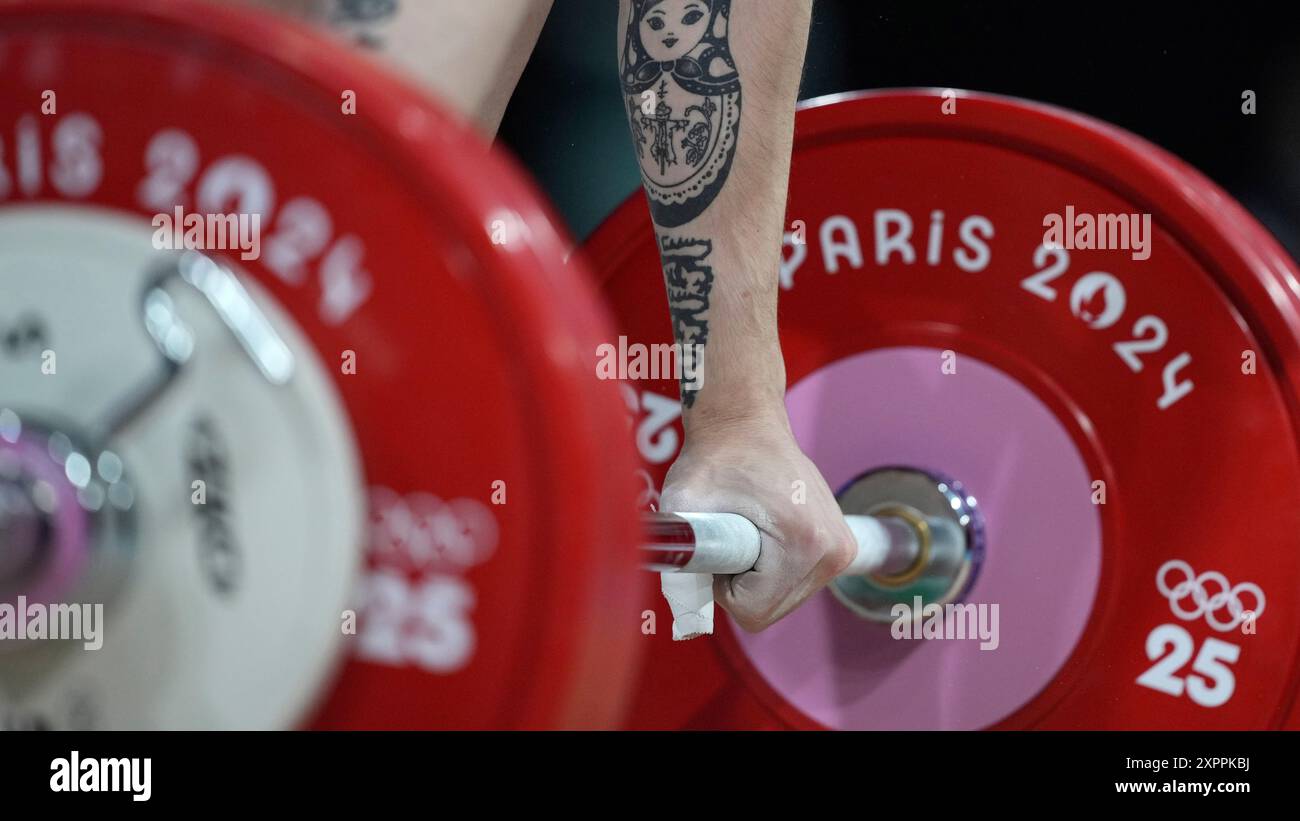 Ivan Petkov Dimov of Bulgaria competes during the men's 61kg ...