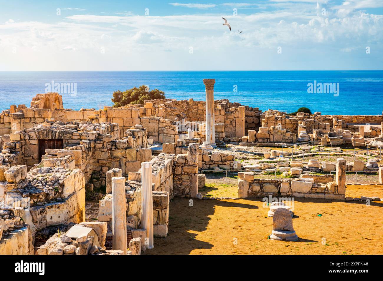 Κourion ancient ruins of the ancient city. Achilles' House Kourio ...