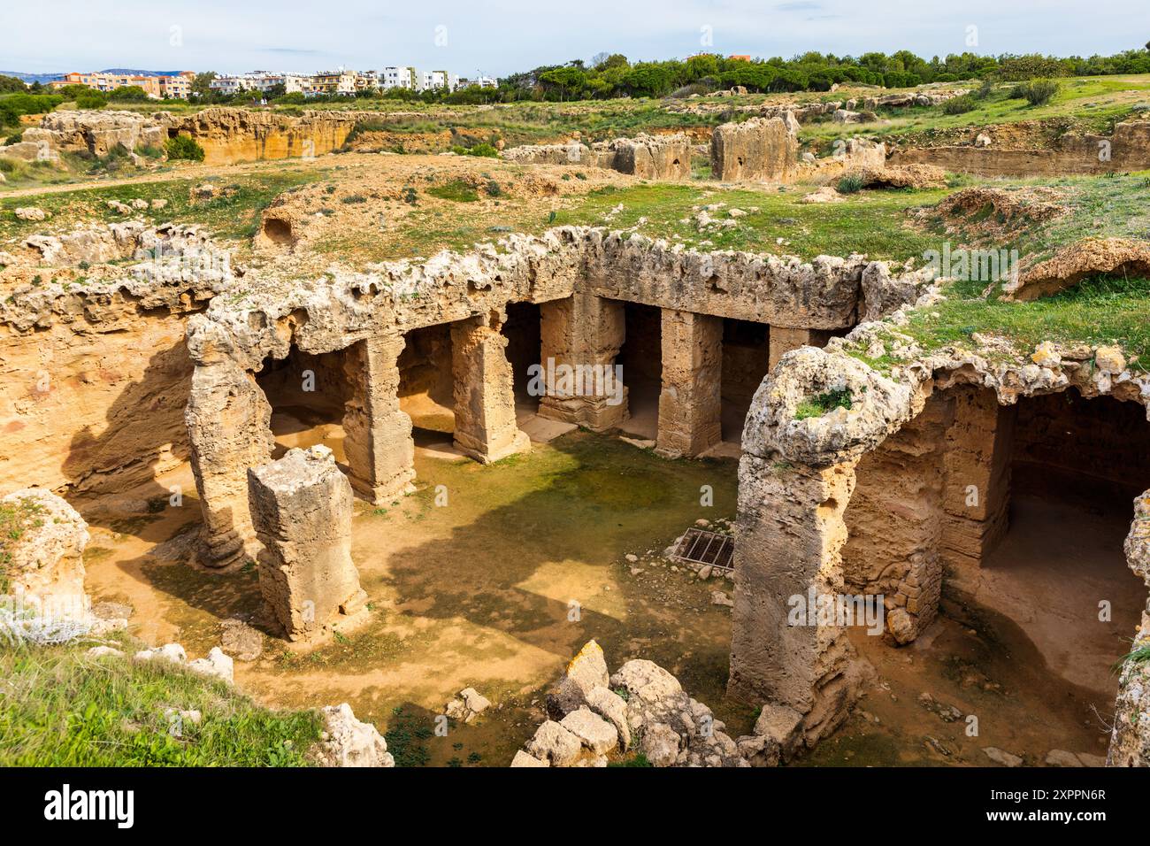 Cyprus. Pathos. Tombs of the Kings. Paphos Royal antique necropolis ...