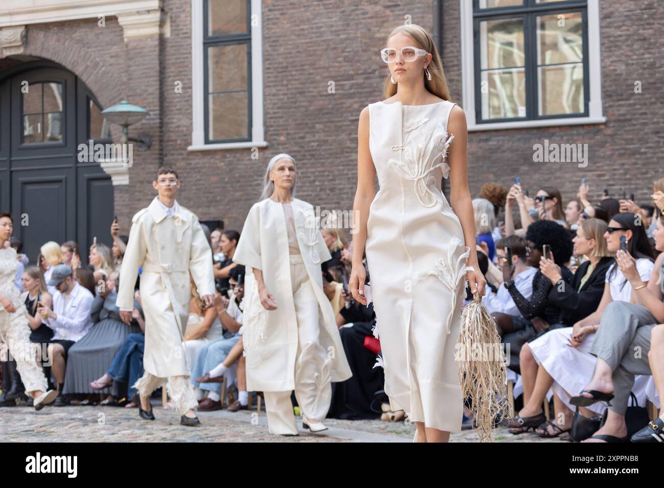 Copenhagen, Denmark. Wednesday August 7, 2024. Models on the catwalk at ...