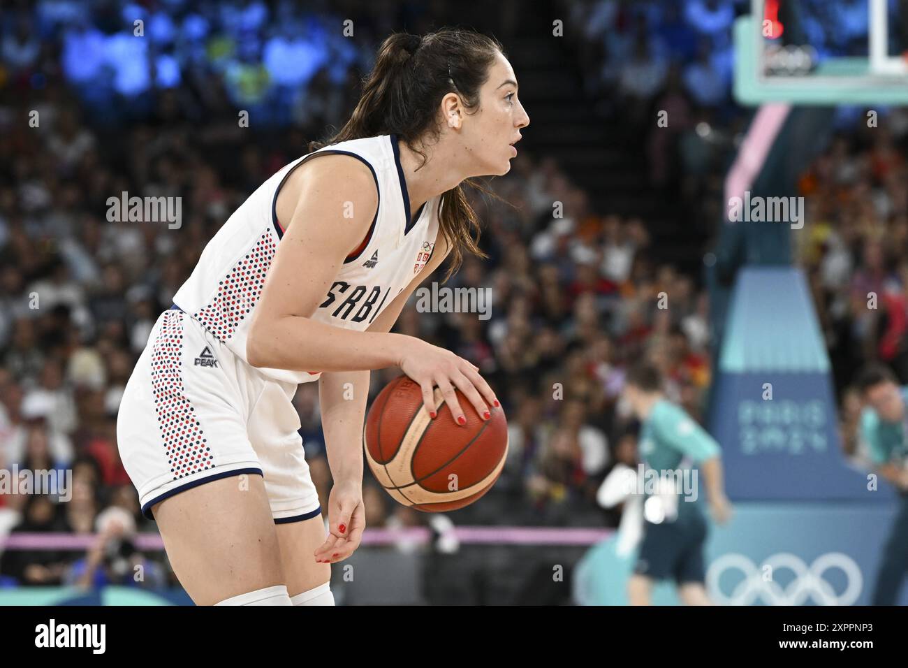 Aleksandra Katanic of Serbia, Basketball, Women's Quarterfinal between Serbia and Australia ...