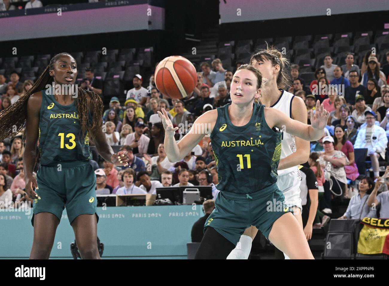 Alanna Smith of Australia, Basketball, Women's Quarterfinal between ...