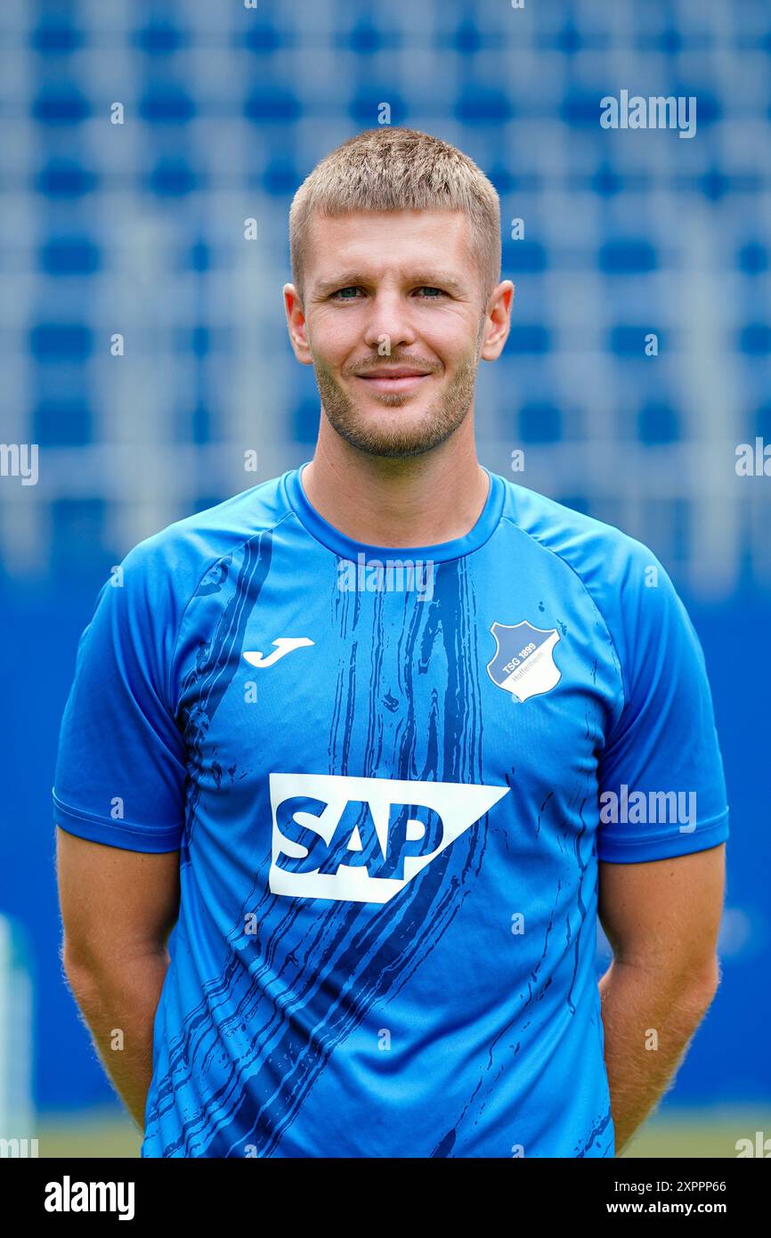 Sinsheim, Germany. 07th Aug, 2024. Soccer: Bundesliga, Mediaday TSG ...