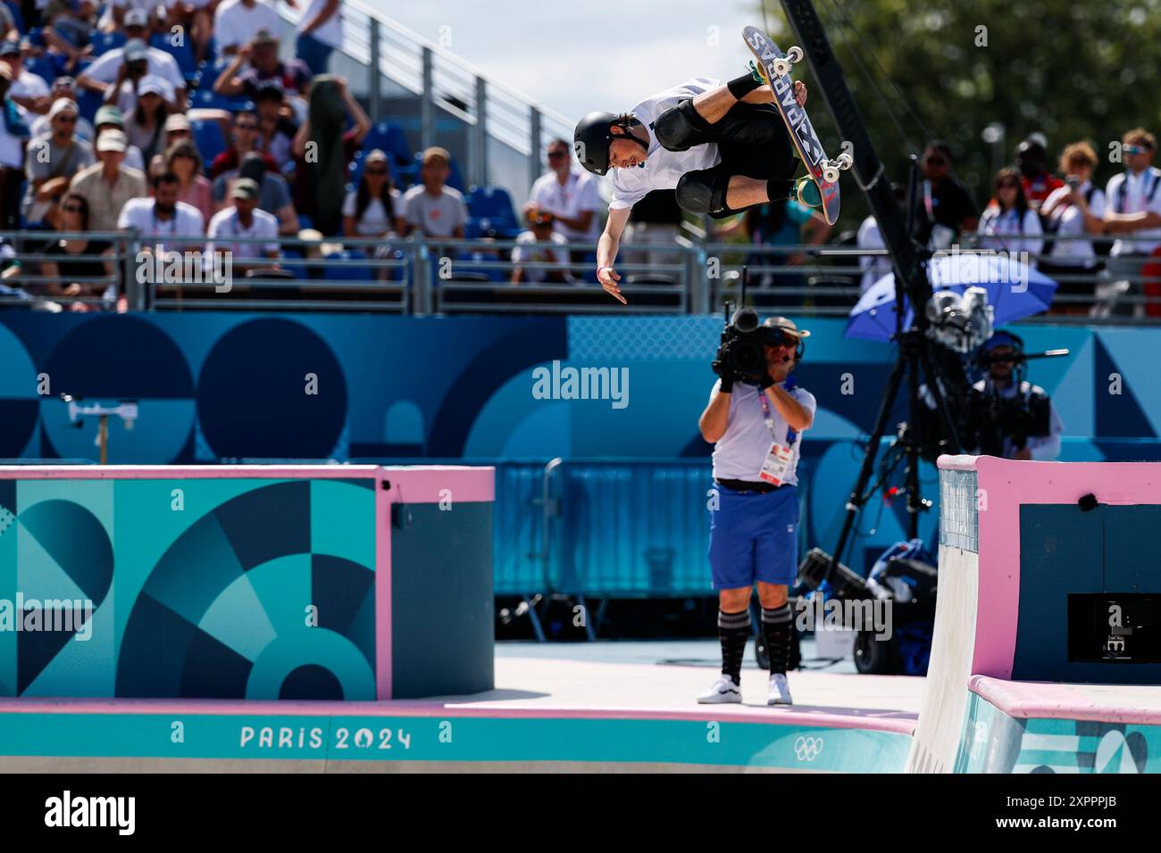Keefer Wilson of Australia competes during Men's Park Prelims of the ...