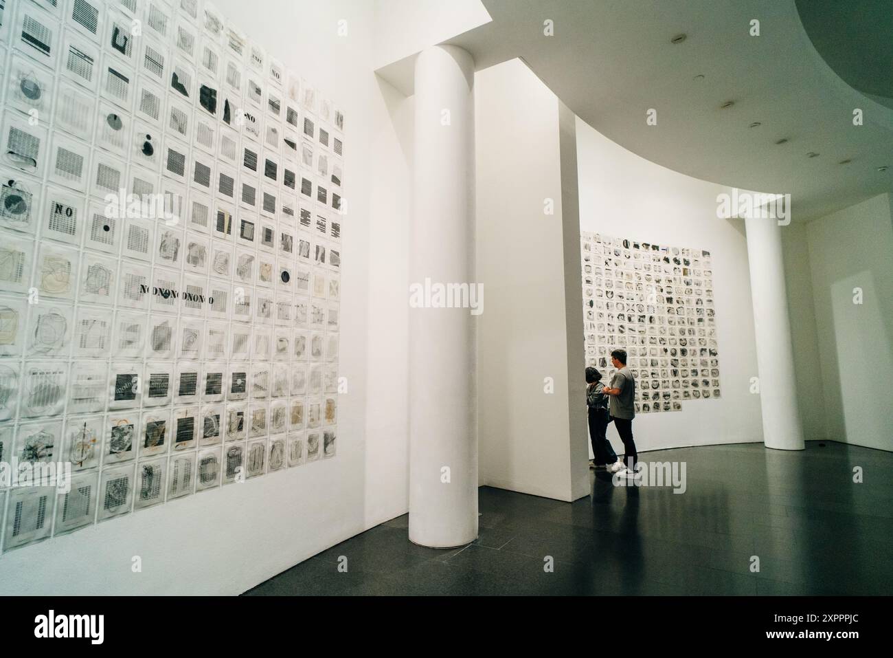 Facade macba richard meier architect hi-res stock photography and ...