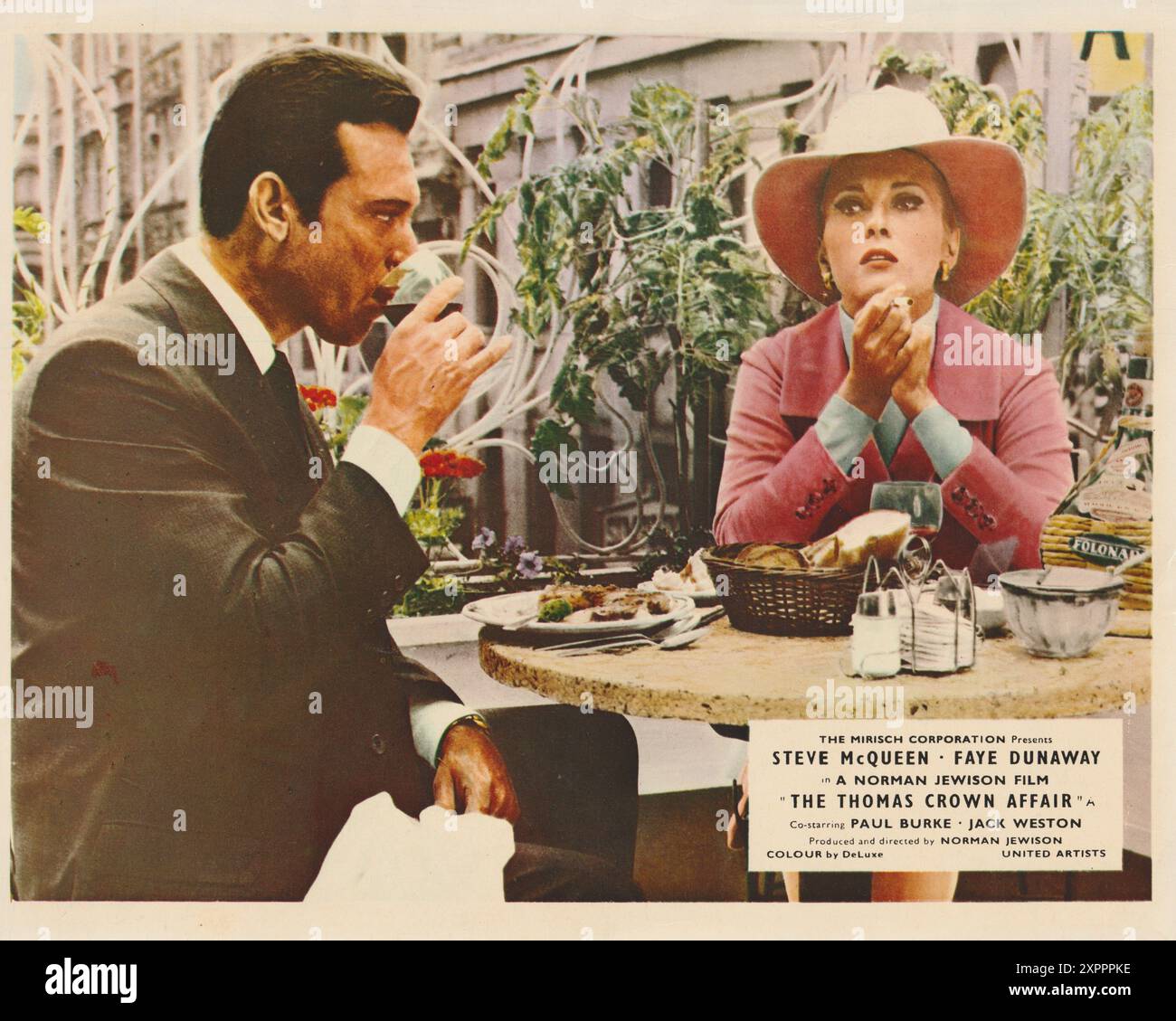 The Thomas Crown Affair (UA, 1968) Steve McQueen, Faye Dunaway. Dir ...