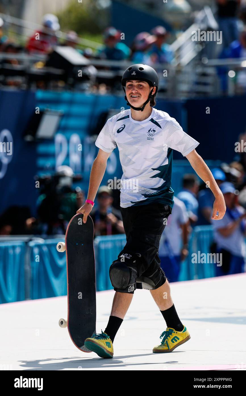 Keefer Wilson of Australia competes during Men's Park Prelims of the ...
