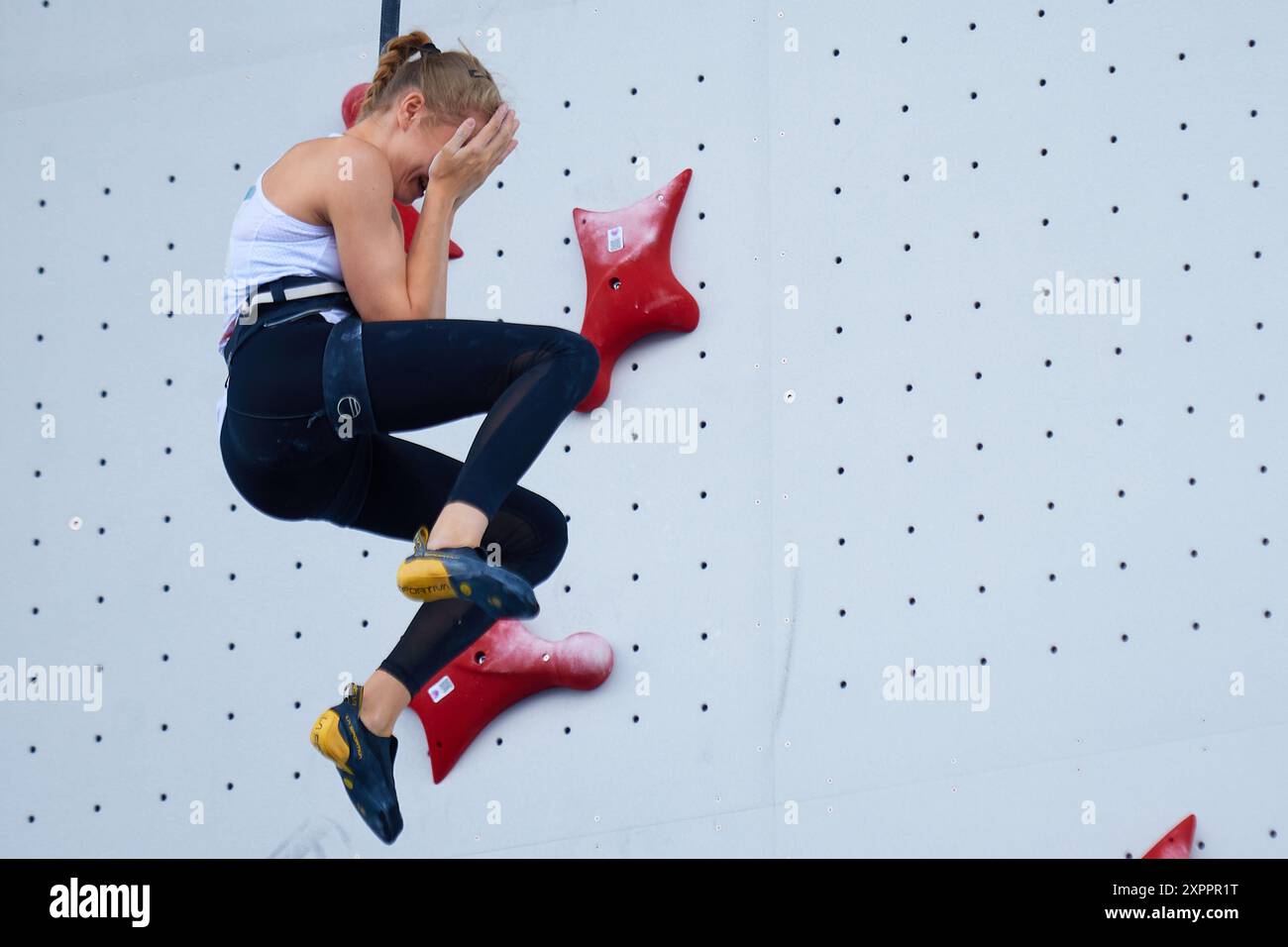 Bronze medalist Aleksandra Kalucka of Team Poland celebrates on the ...