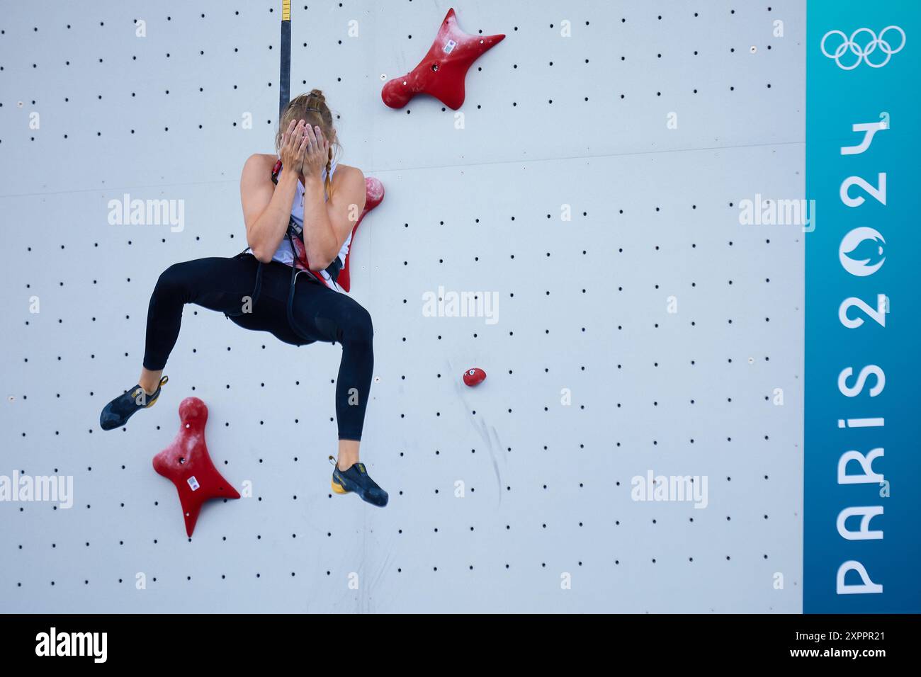 Bronze medalist Aleksandra Kalucka of Team Poland celebrates on the ...