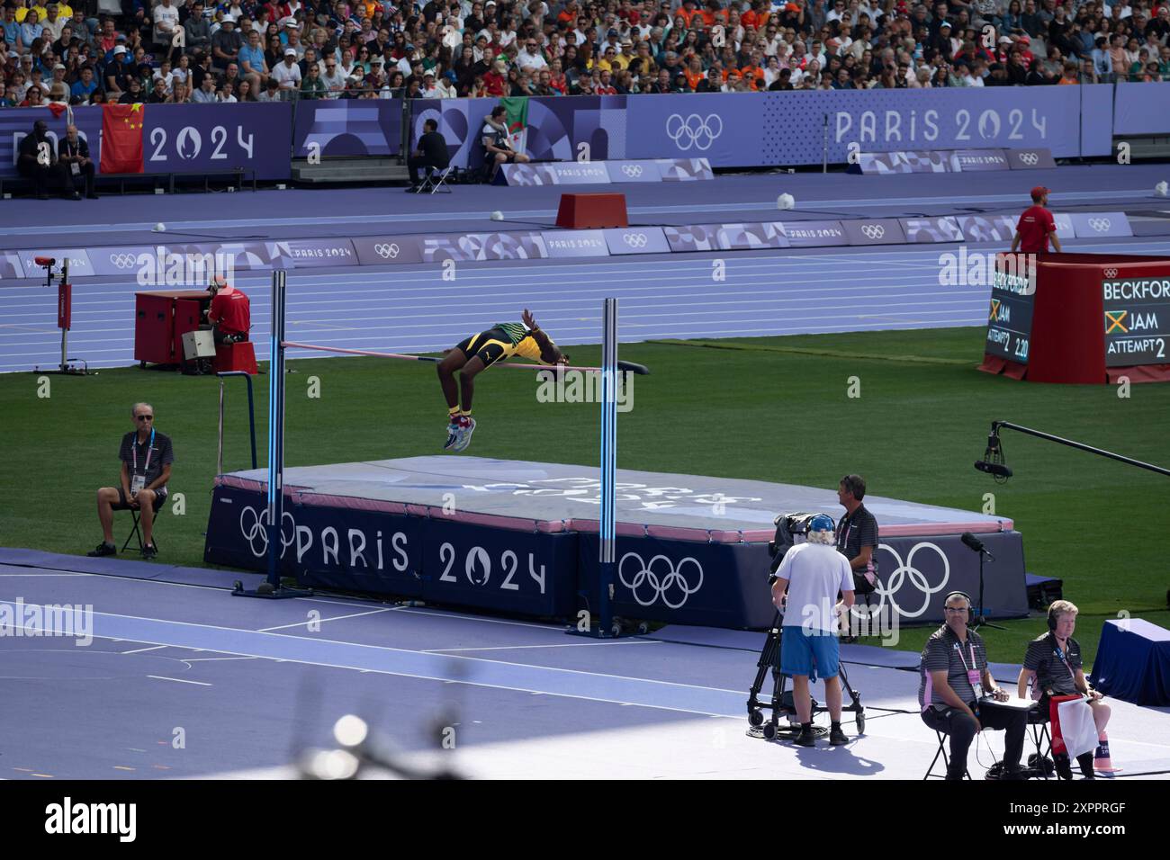 Paris, France - 08 07 2024: Olympic Games Paris 2024. View of men's ...