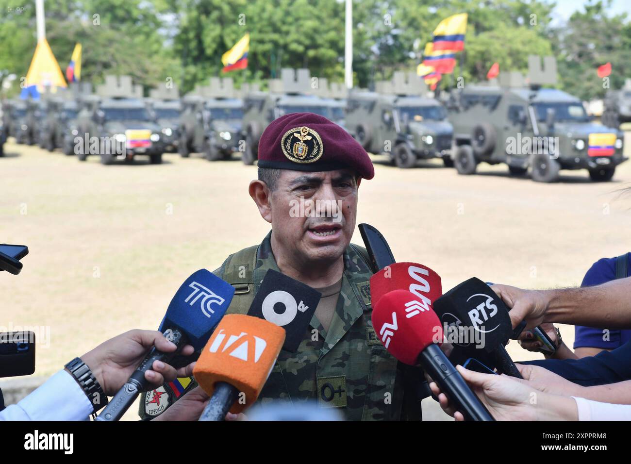 PORTOVIEJO DANIEL NOBOA MILITARY VEHICLES Portoviejo, August 07, 2024 ...