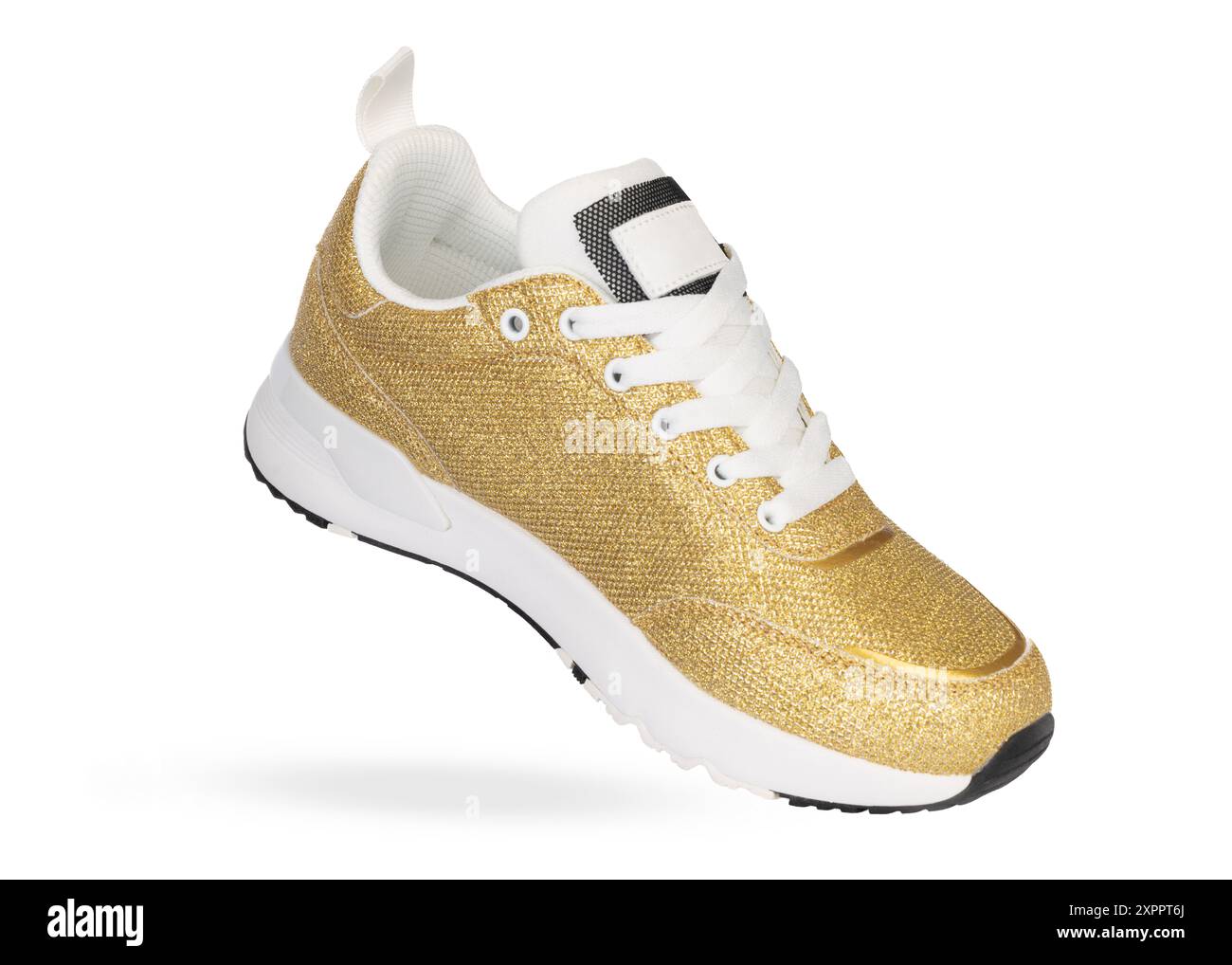 Gold glitter sneaker hi-res stock photography and images - Alamy