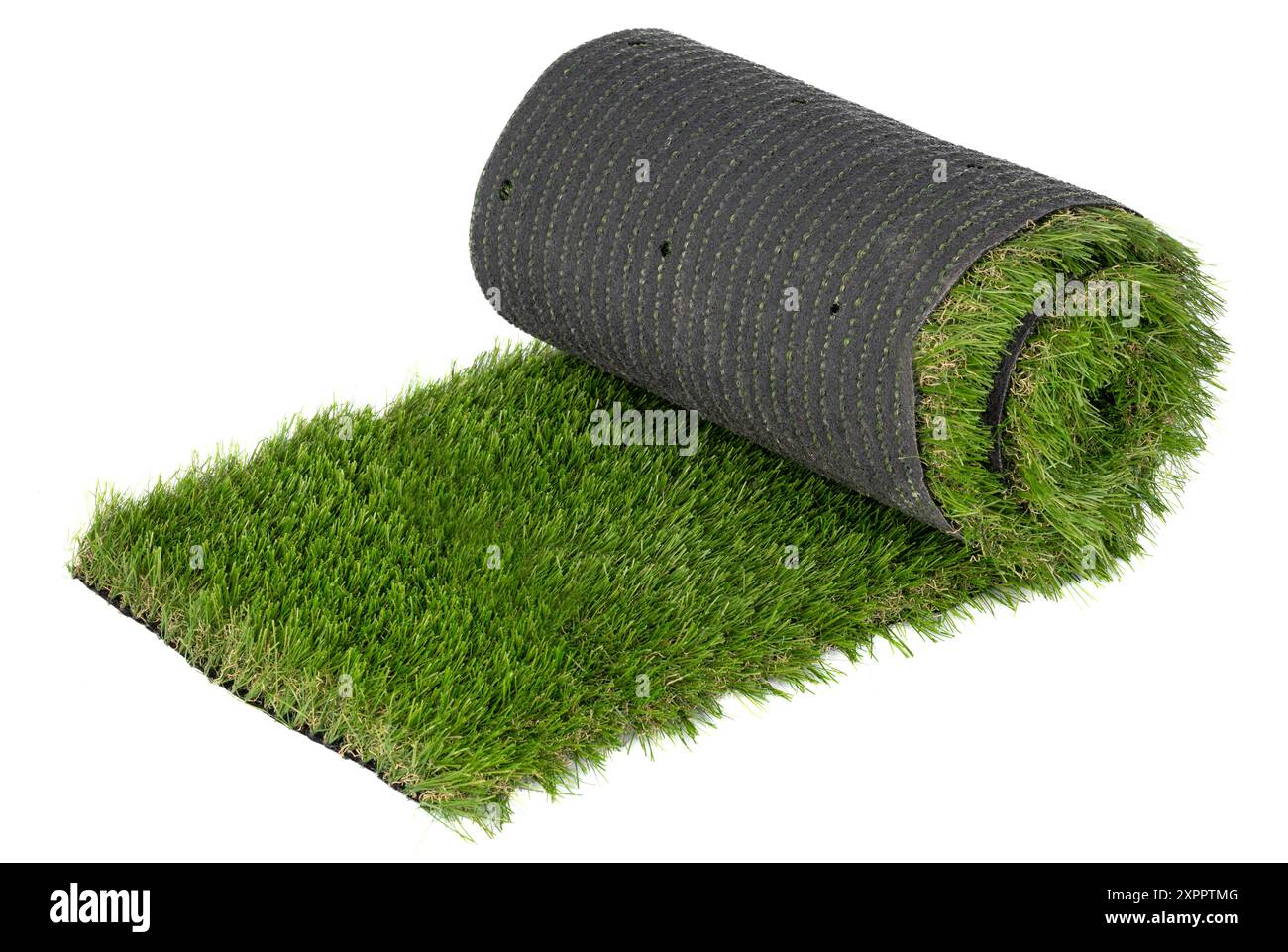 Artificial Grass Roll Partially Unrolled Stock Photo - Alamy