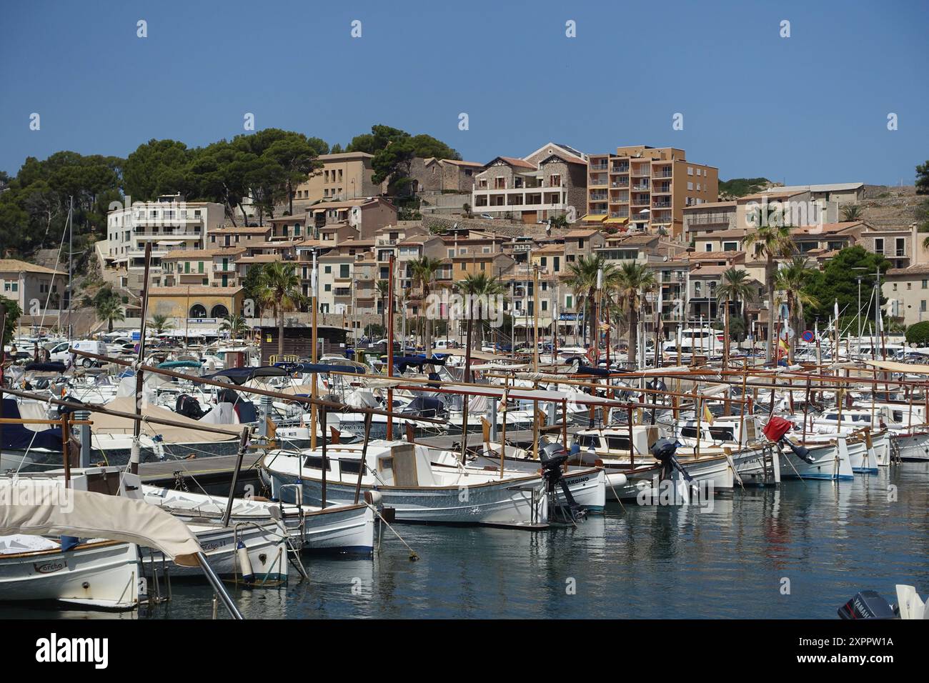 Port of Soller, Majorca Stock Photo - Alamy