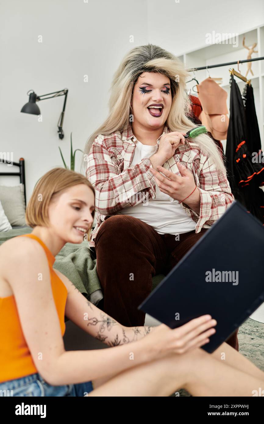 Lively moment together hi-res stock photography and images - Alamy