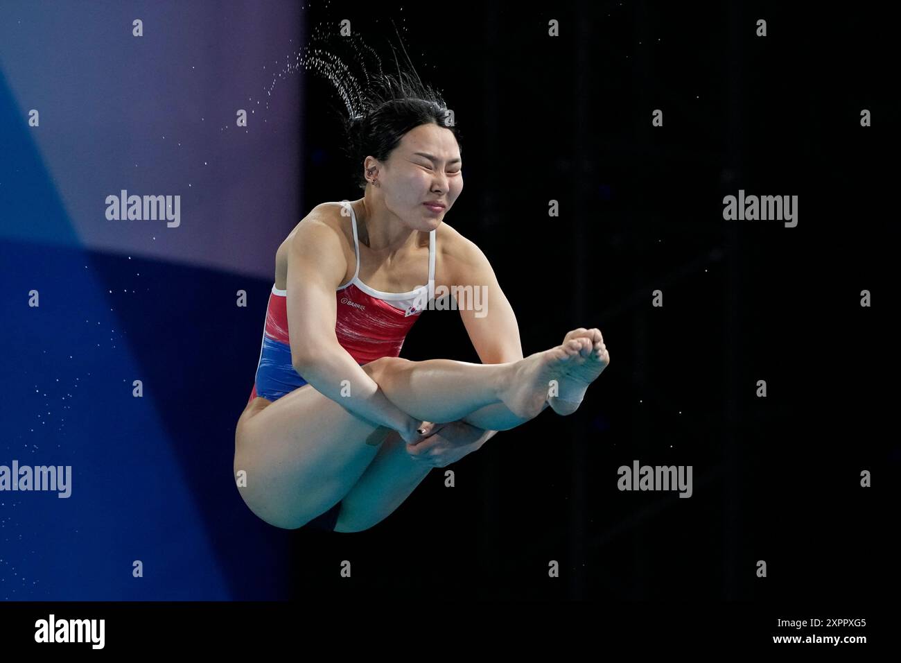 South Korea's Kim Su-ji competes in the women's 3m springboard diving ...