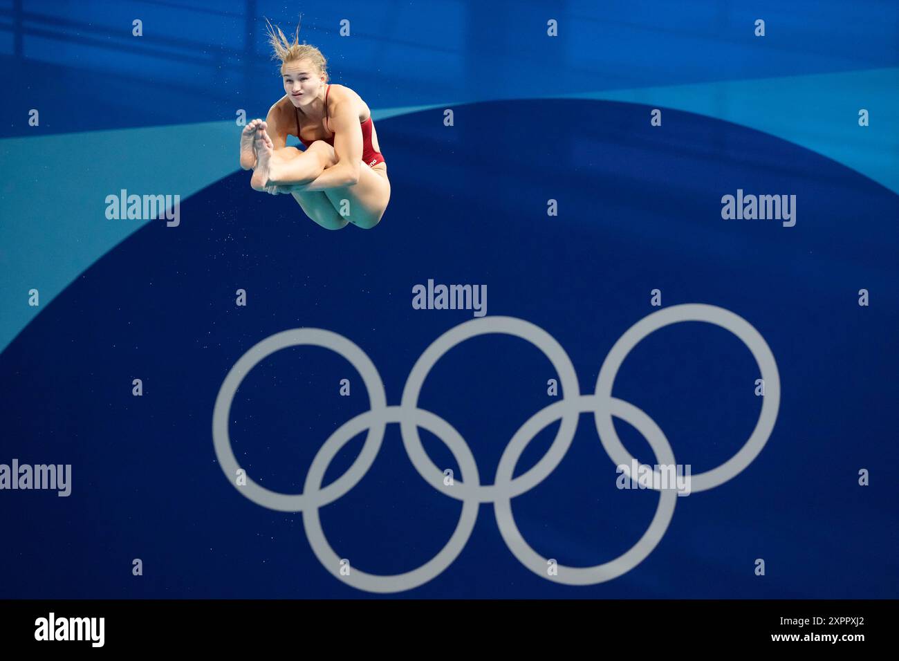 Norway's Helle Tuxen competes in the women's 3m springboard diving ... Norway's Helle Tuxen competes in the women's 3m springboard diving ...