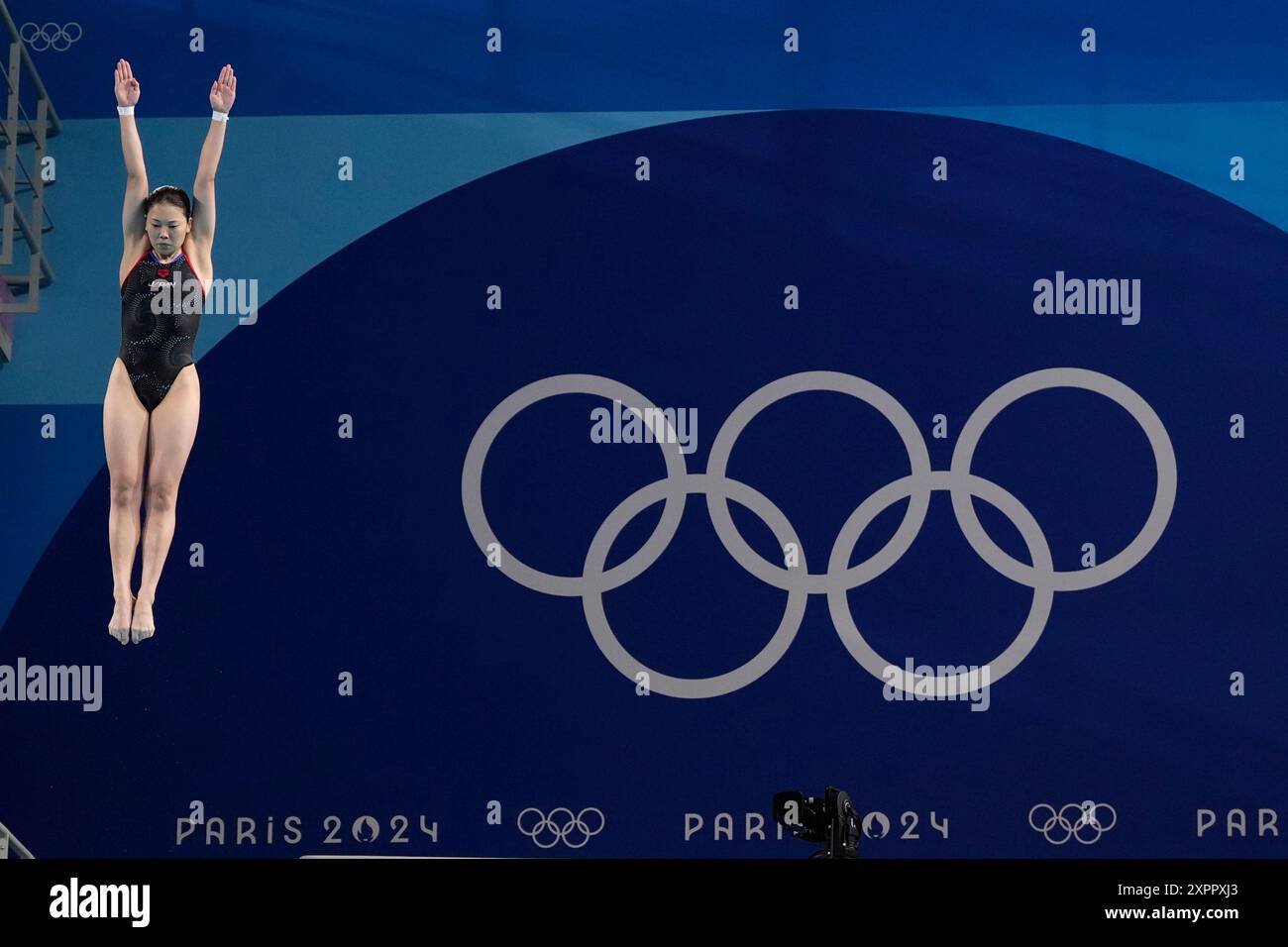 Japan's Haruka Enomoto competes in the women's 3m springboard diving ...