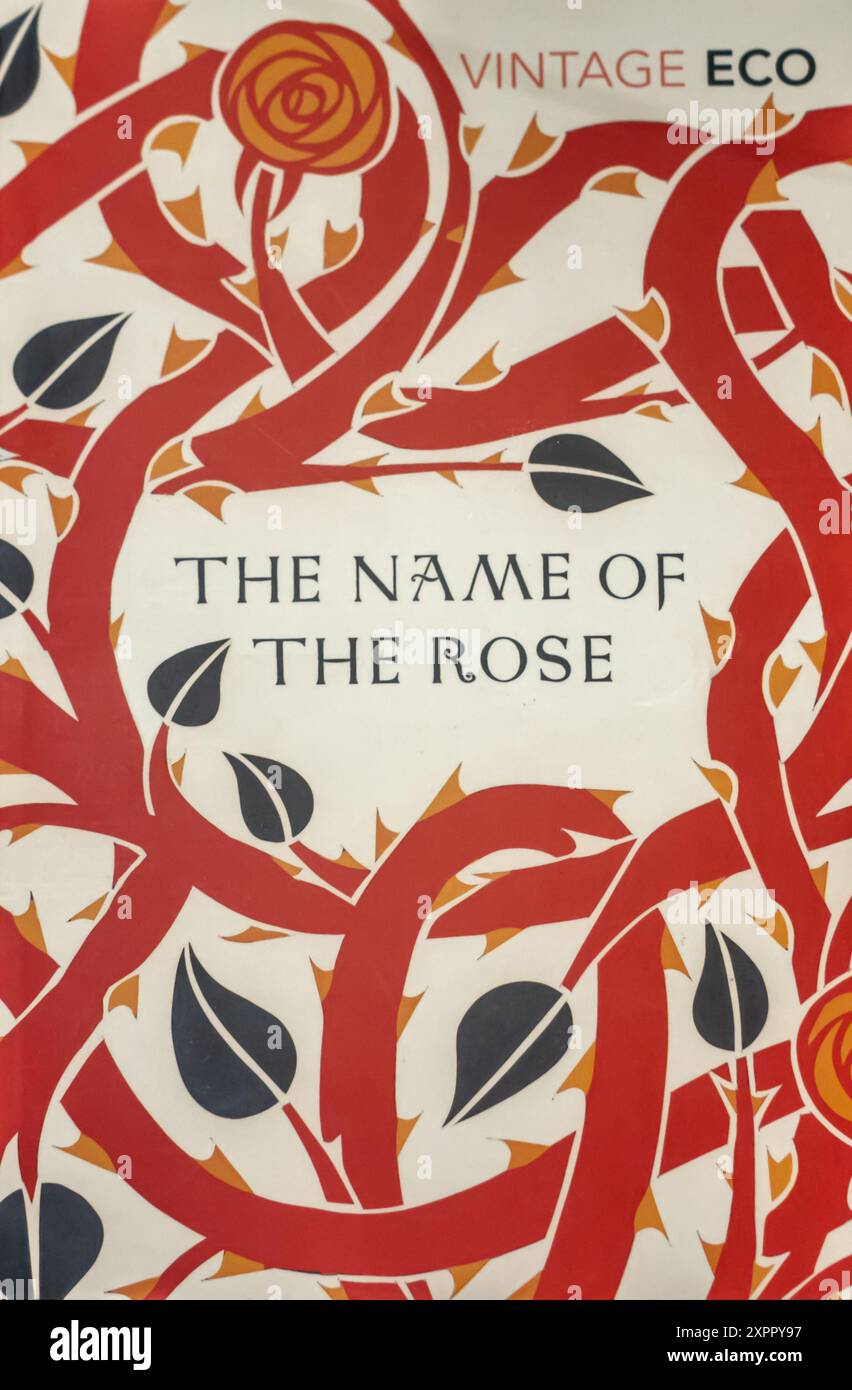 The Name of the Rose Novel by Umberto Eco 1980 Stock Photo - Alamy