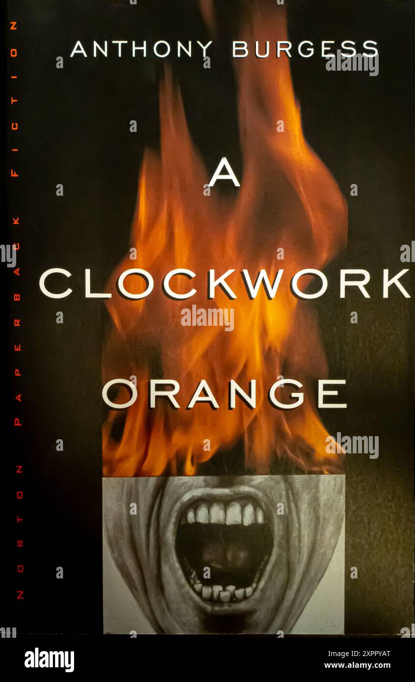 A Clockwork Orange Novel by Anthony Burgess. 1962 Stock Photo - Alamy