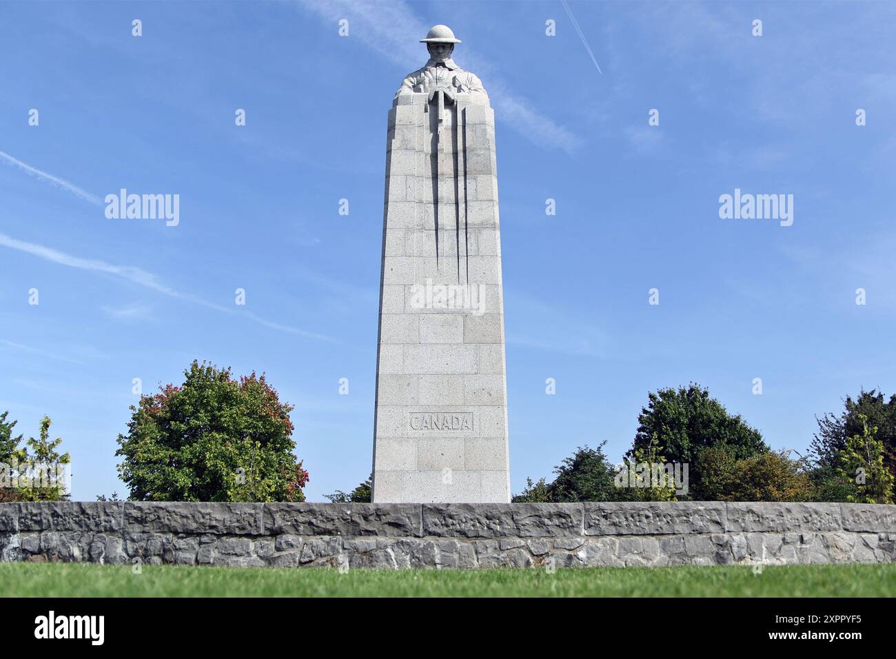 The St. Julien Memorial, also known as The Brooding Soldier, is a ...
