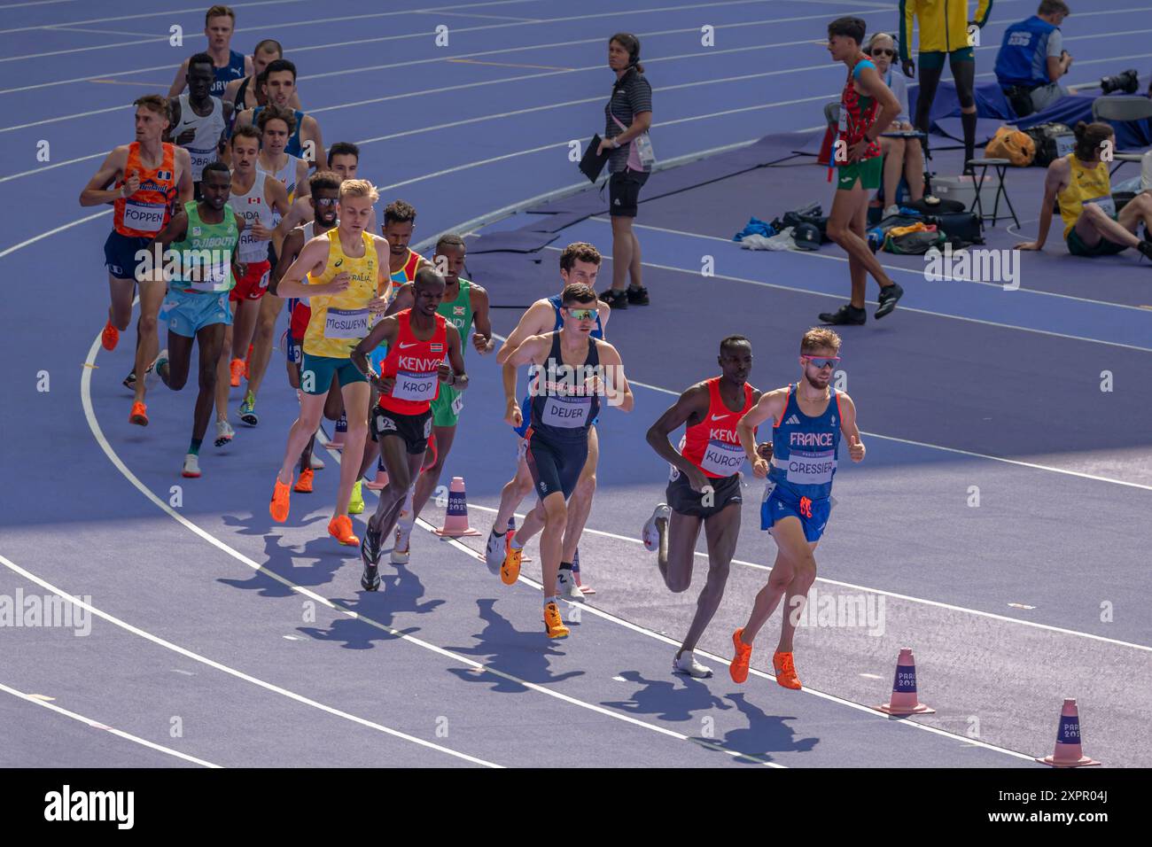 Paris, France - 08 07 2024: Olympic Games Paris 2024. View of men's ...