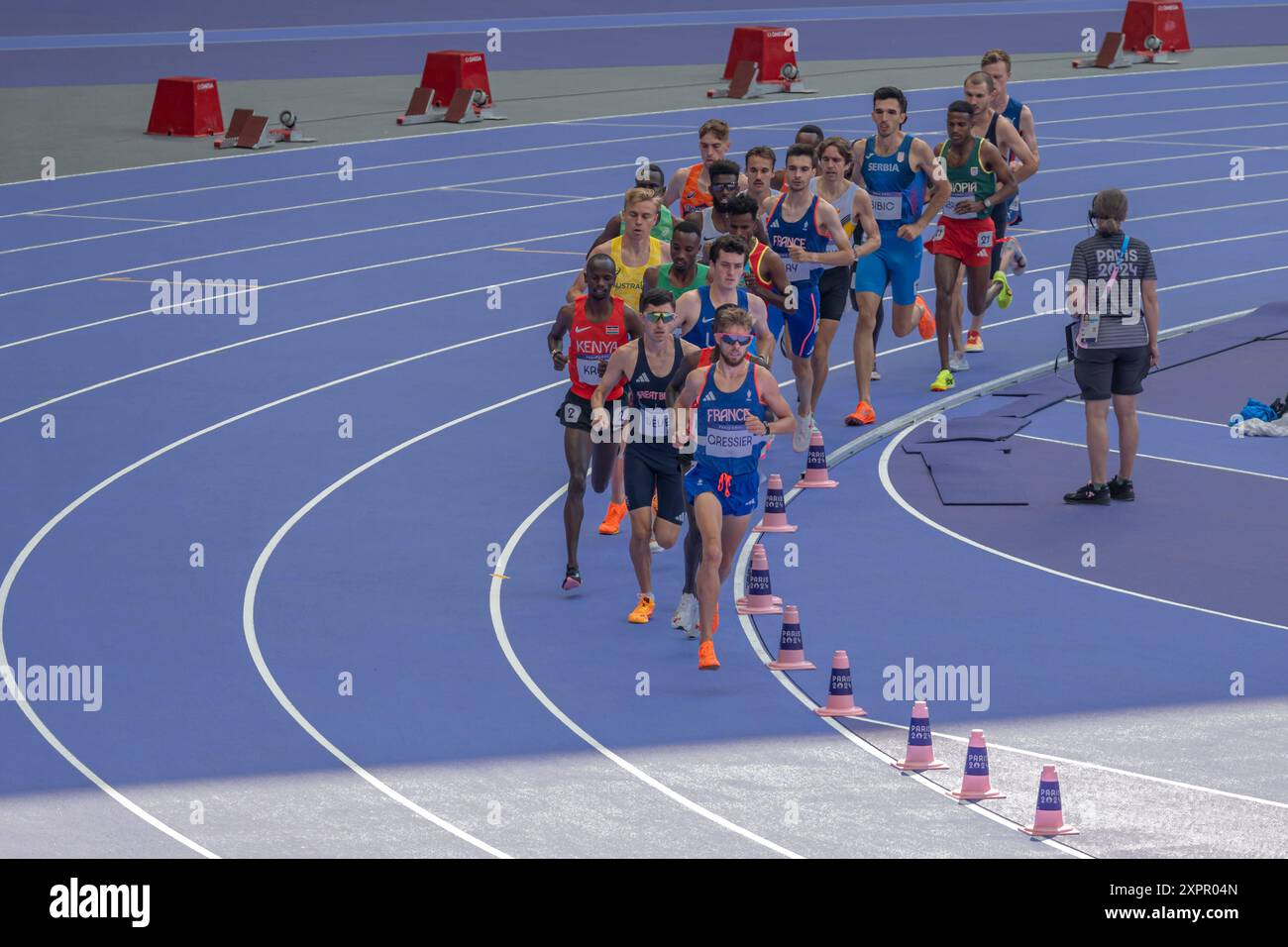Paris, France - 08 07 2024: Olympic Games Paris 2024. View of men's ...