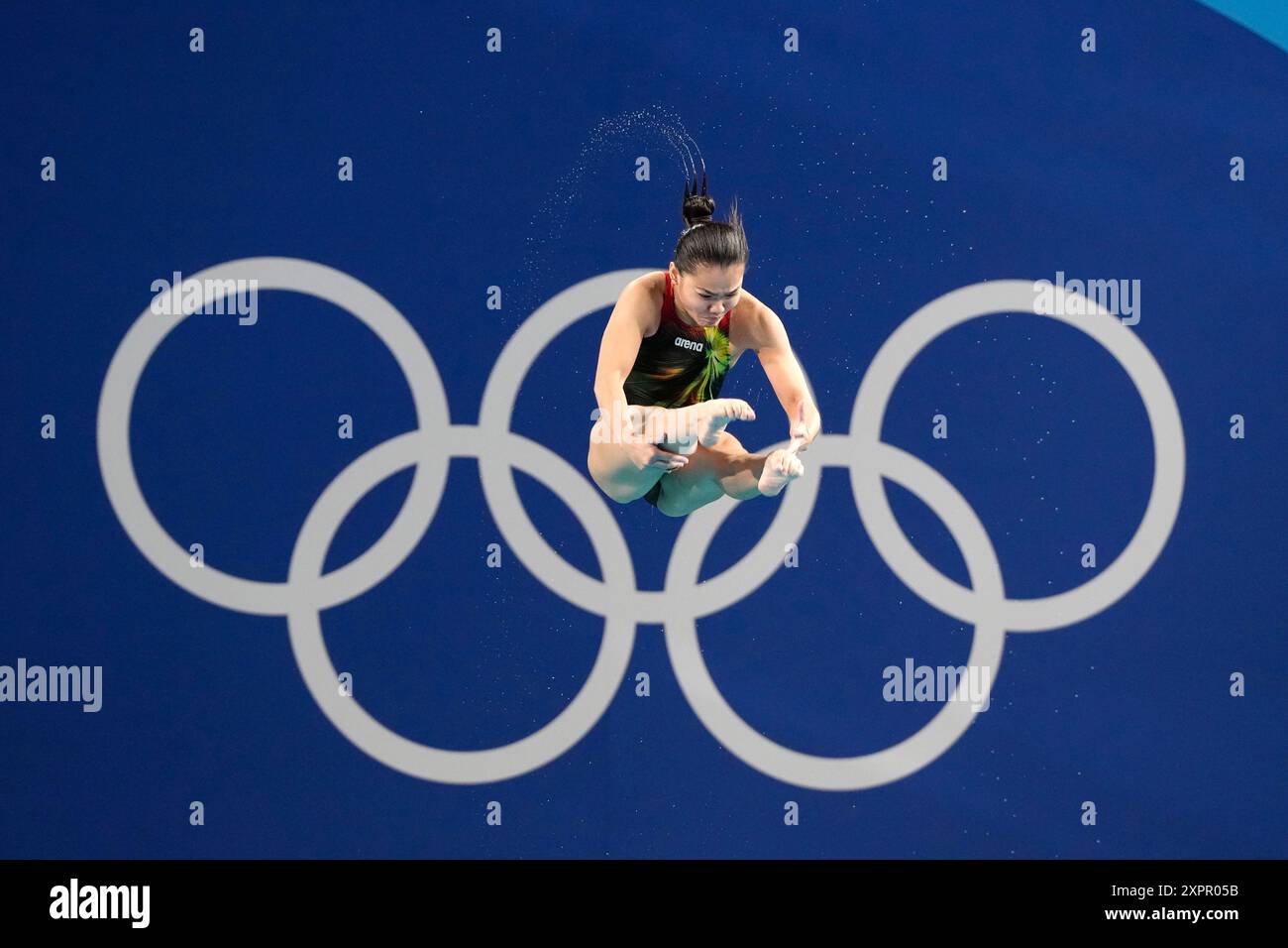 Malaysia's Nur Dhabitah Sabri competes in the women's 3m springboard ...