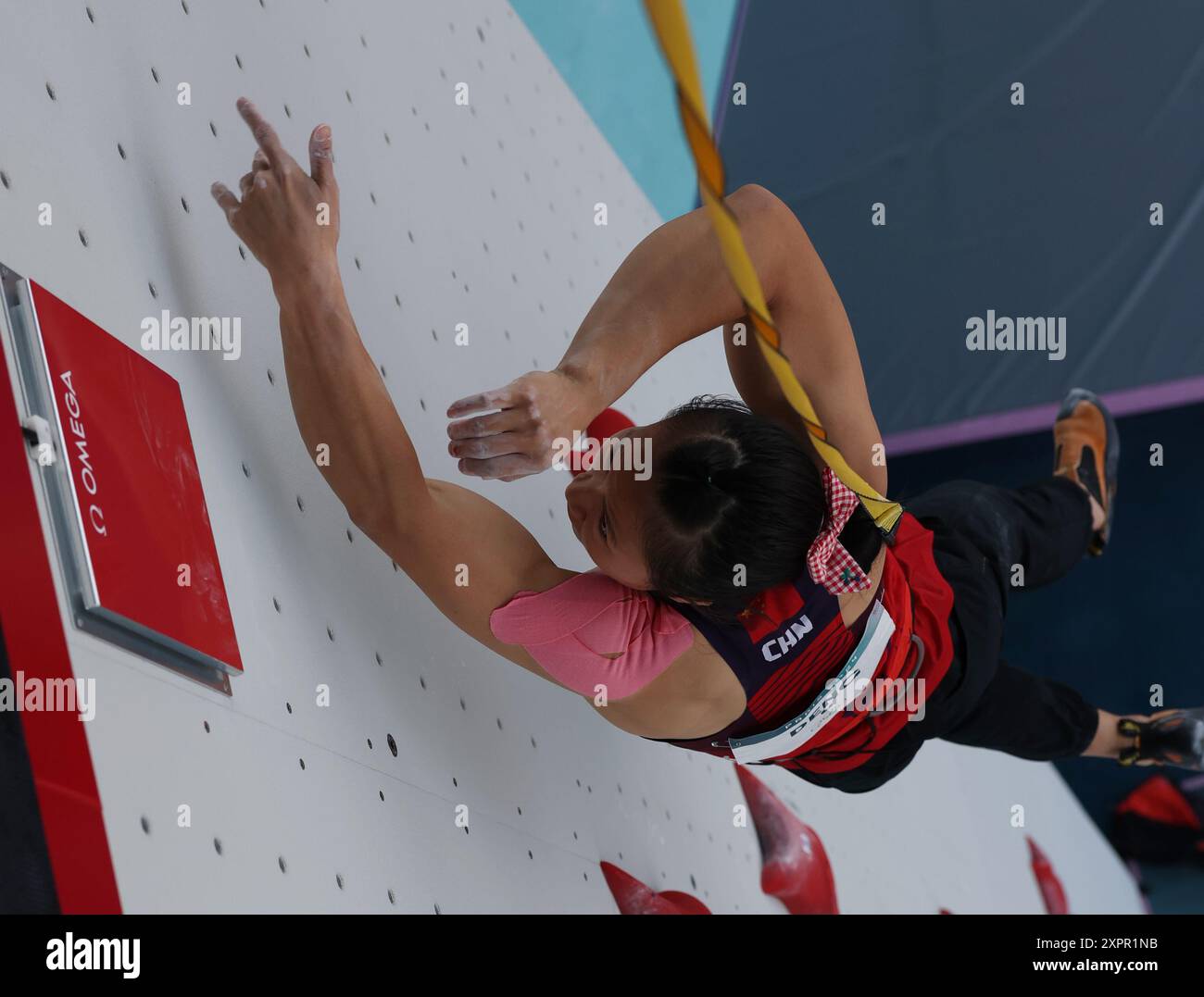 Le Bourget, France. 7th Aug, 2024. Deng Lijuan of China competes during ...