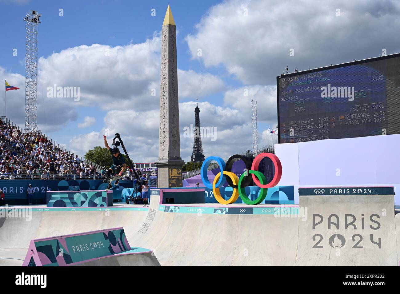 La Concorde 4, the venue for a skateboarding events at the Paris ...