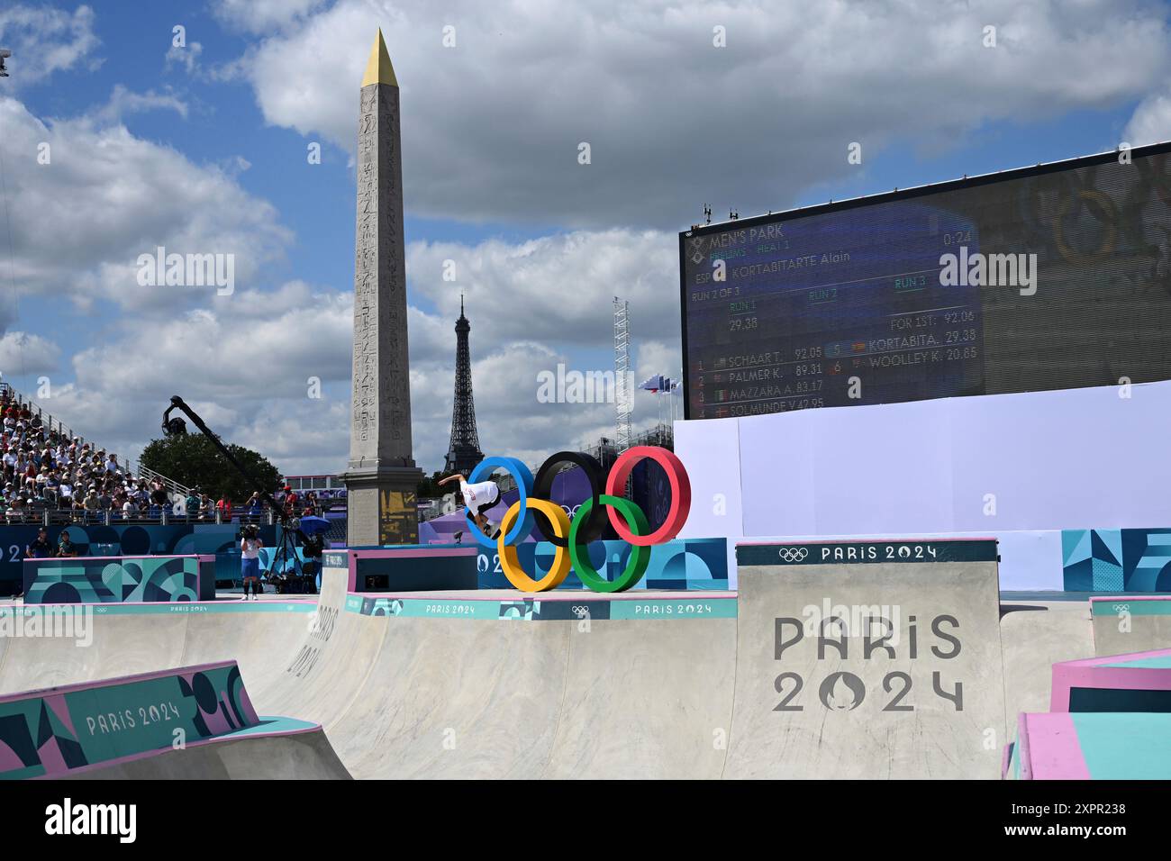 La Concorde 4, the venue for a skateboarding events at the Paris ...