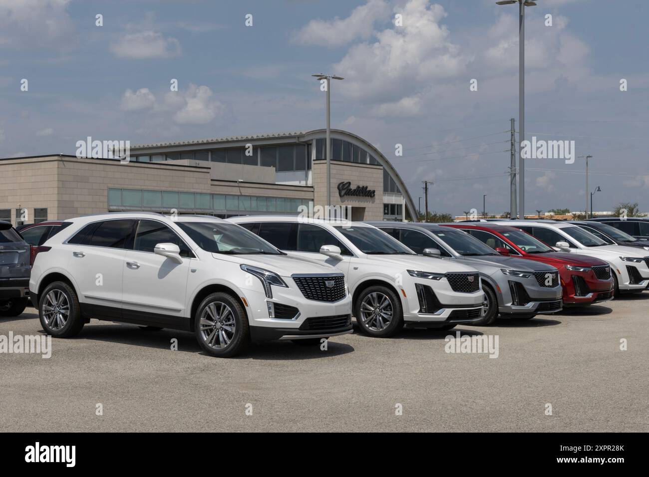 Fishers - August 4, 2024: Cadillac dealership. Cadillac offers the ...