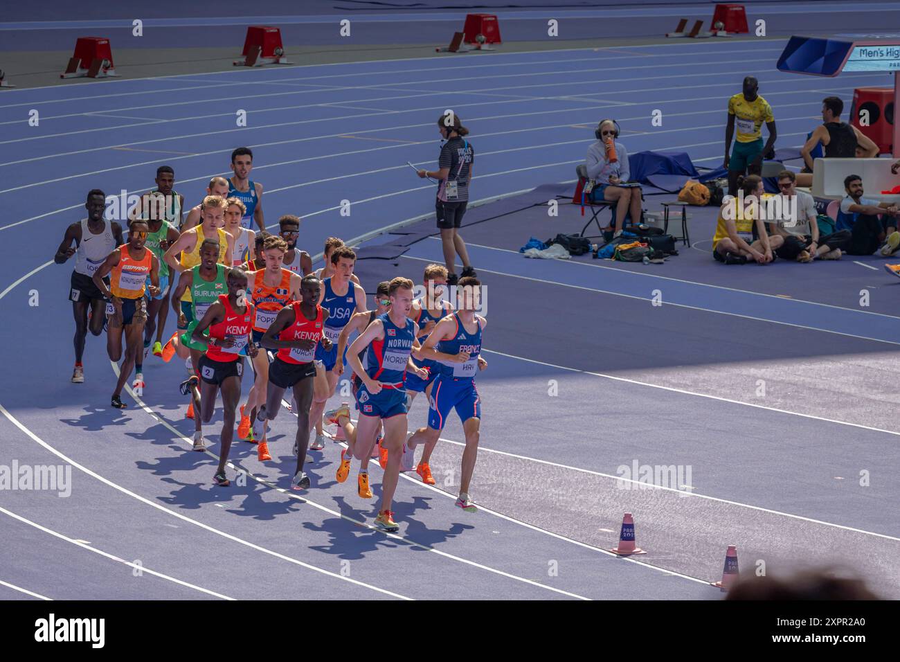 Paris, France - 08 07 2024: Olympic Games Paris 2024. View of men's ...