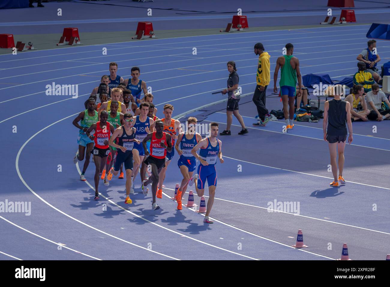 Paris, France - 08 07 2024: Olympic Games Paris 2024. View of men's ...